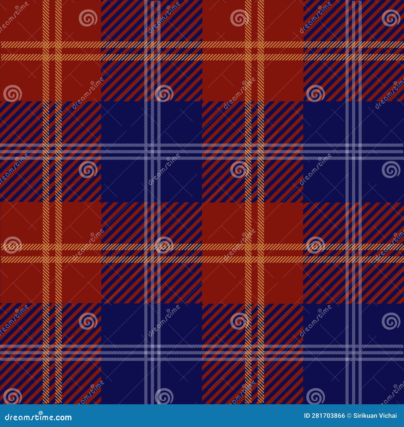 Tartan Seamless Pattern, Blue and Red , Patterns 20 6 2023 Stock ...