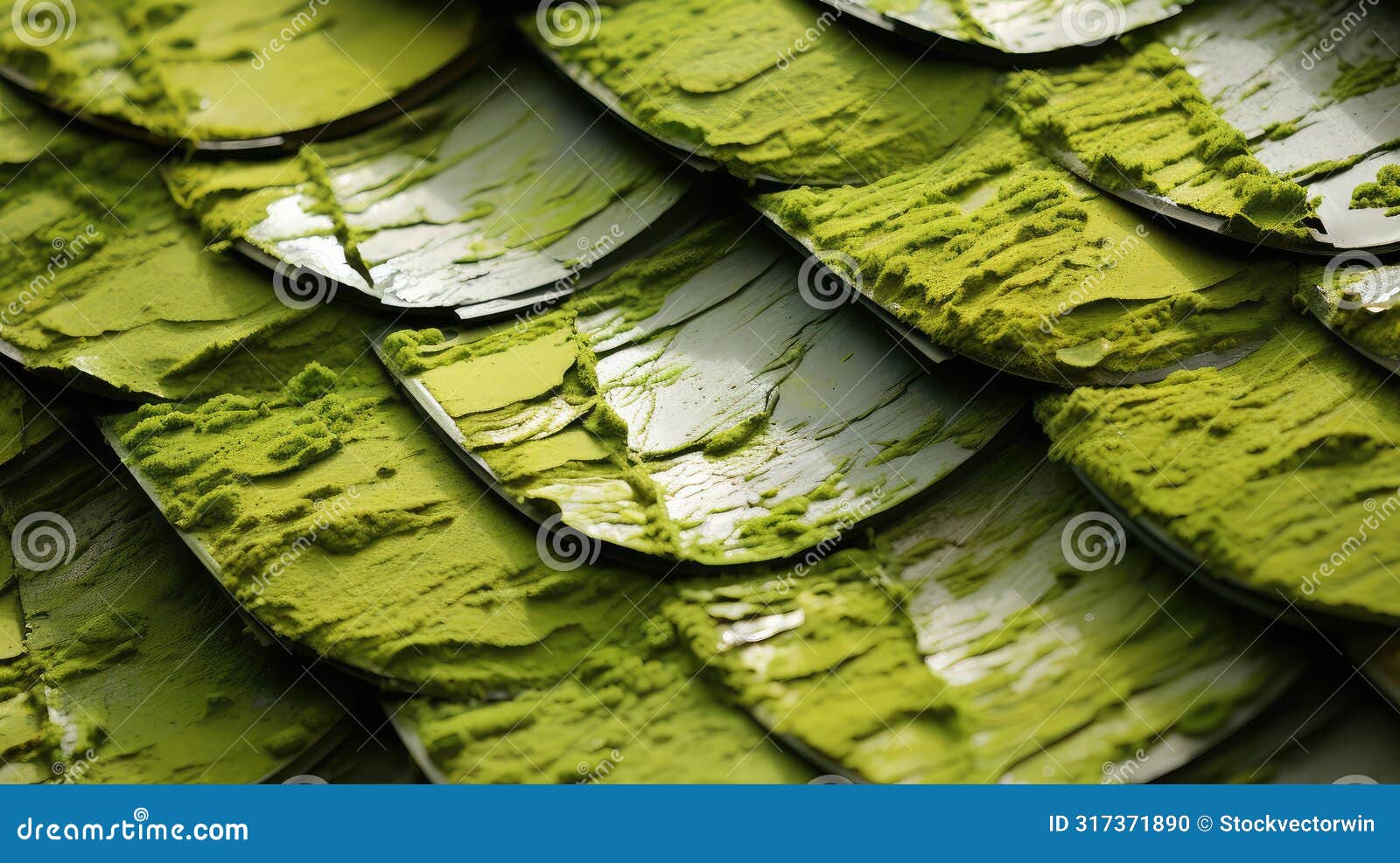 Urban Algae Cultivation On Skyscraper Facades, Green Hues, Twilight ...
