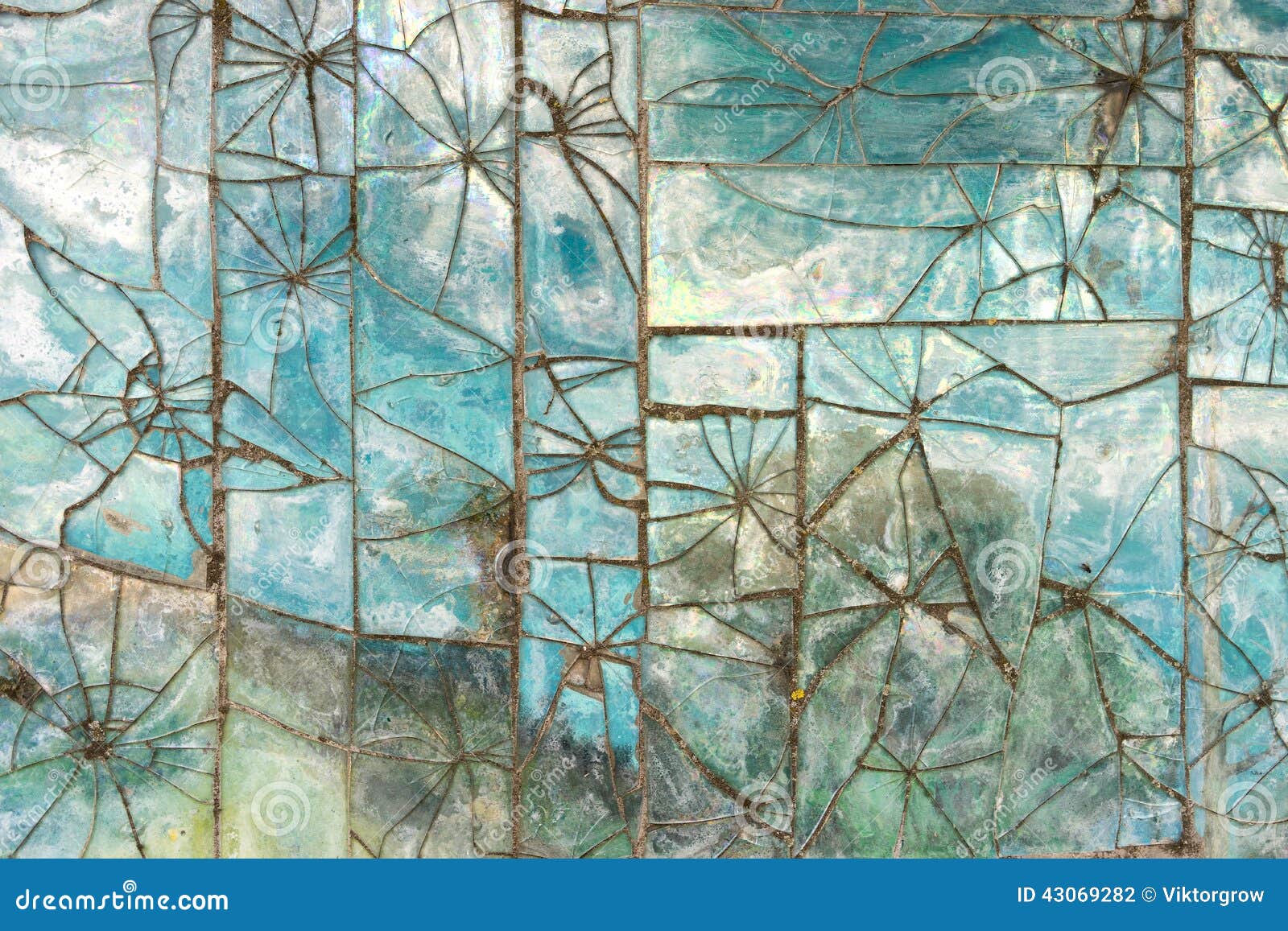 Broken Glass Mosaic Tile