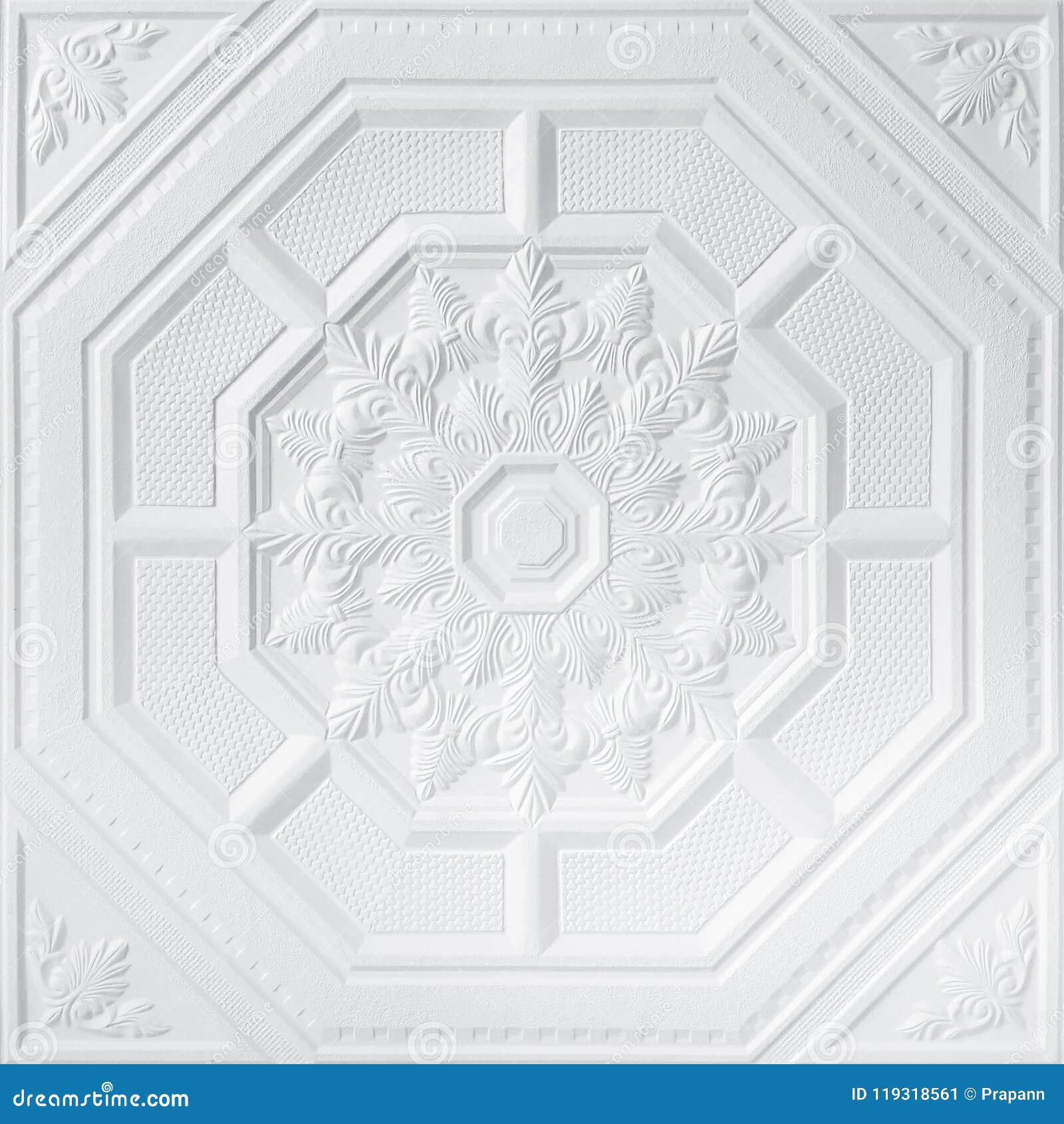 The Patterns on the Ceiling Gypsum Sheets Stock Image - Image of sheet ...