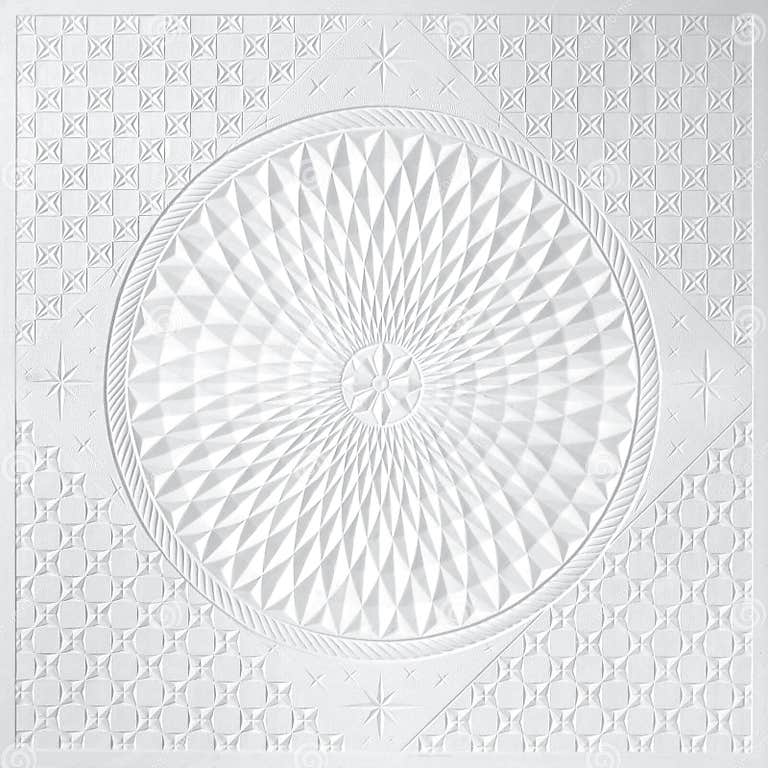 Patterns on the Ceiling Gypsum Sheets Stock Photo - Image of sheet ...