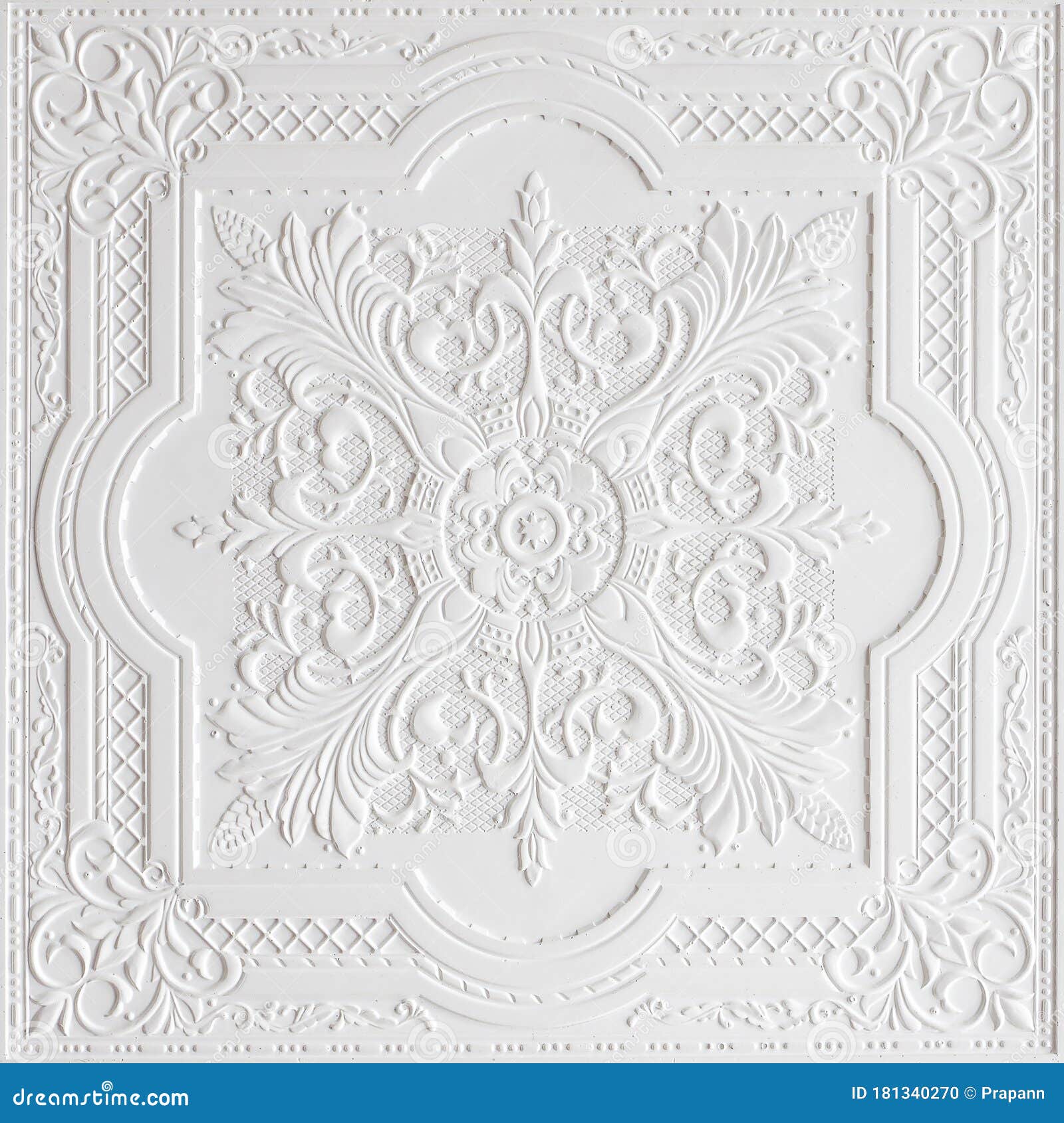 The Patterns on the Ceiling Gypsum Sheets Stock Photo - Image of tile ...