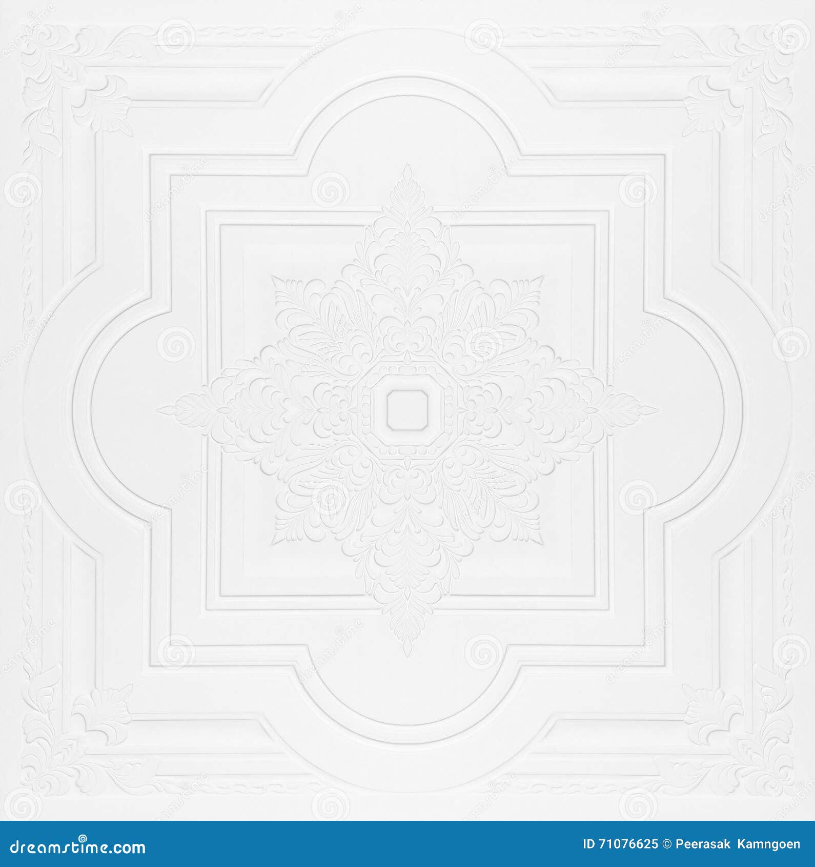 Patterns on the Ceiling Gypsum Sheets Stock Image - Image of plaster ...
