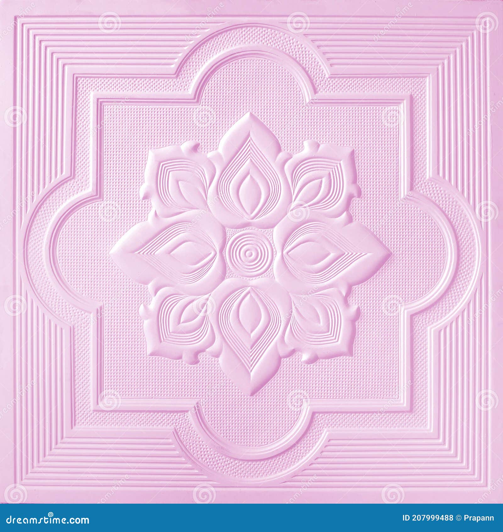 Patterns on the Ceiling Gypsum Sheets Stock Photo - Image of retro ...