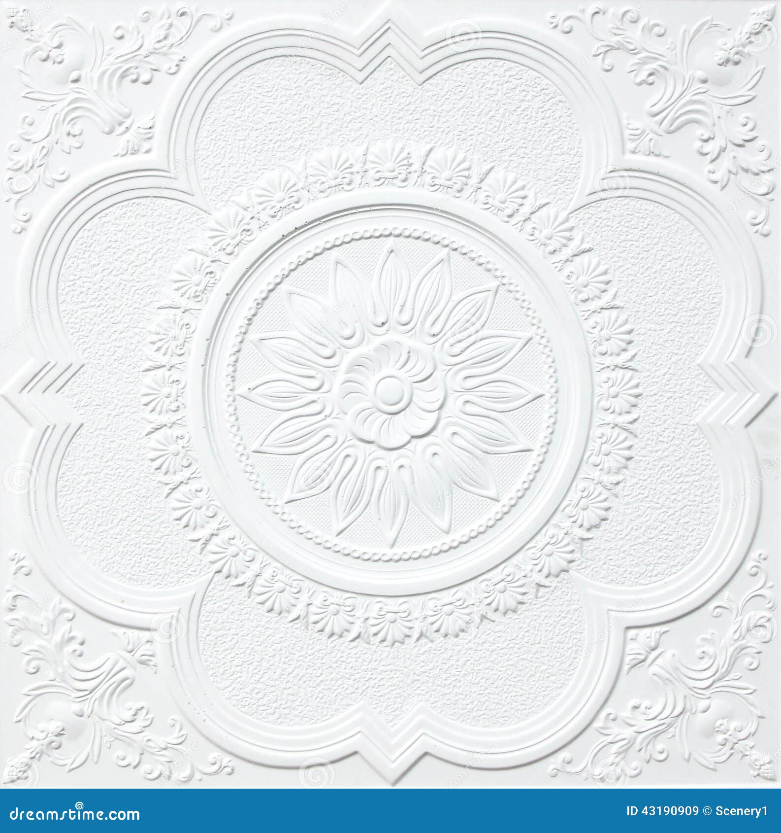 Patterns on the Ceiling Gypsum Sheets Stock Image - Image of decoration ...