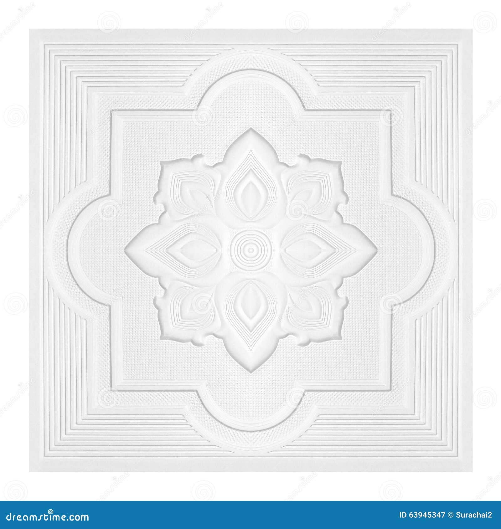 Ceiling Gypsum Board Installation, Wall Texture. Stock Photo ...