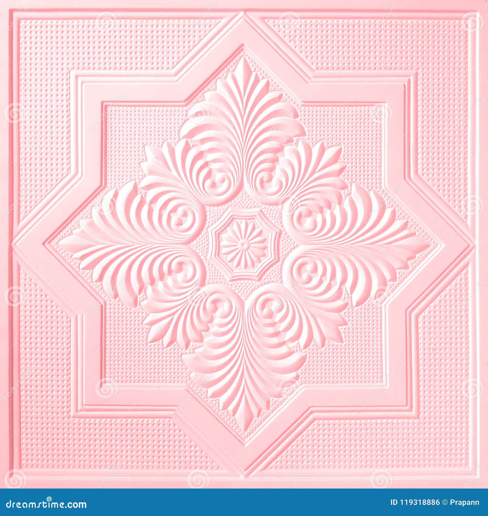 Patterns On The Ceiling Gypsum Sheets Of White Flowers Texture Royalty ...