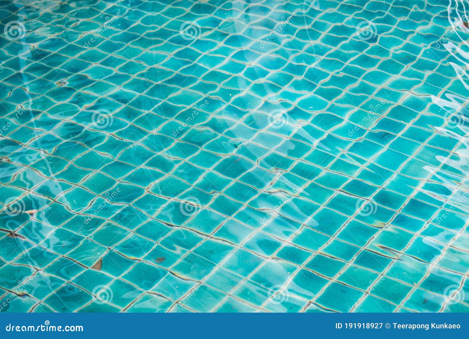 Patterns of Ceramic Tiles.in Old the Pool. Stock Image - Image of ...