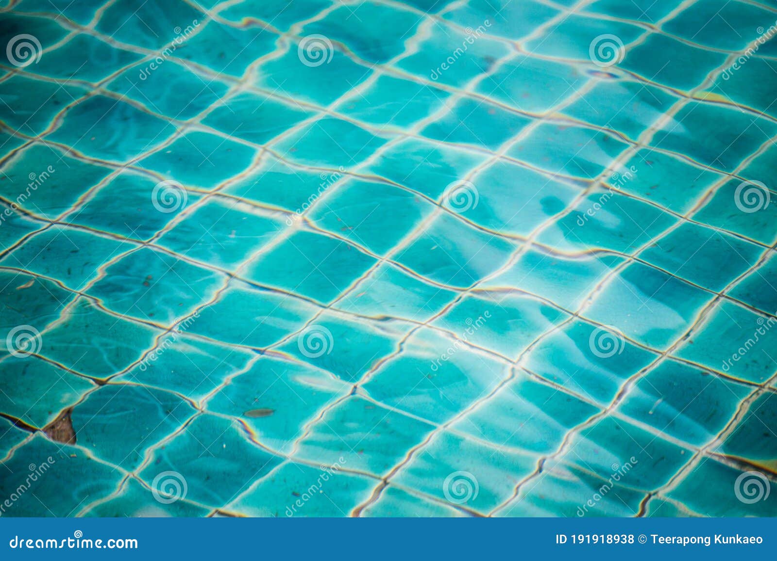Patterns of Ceramic Tiles.in Old the Pool. Stock Photo - Image of ...