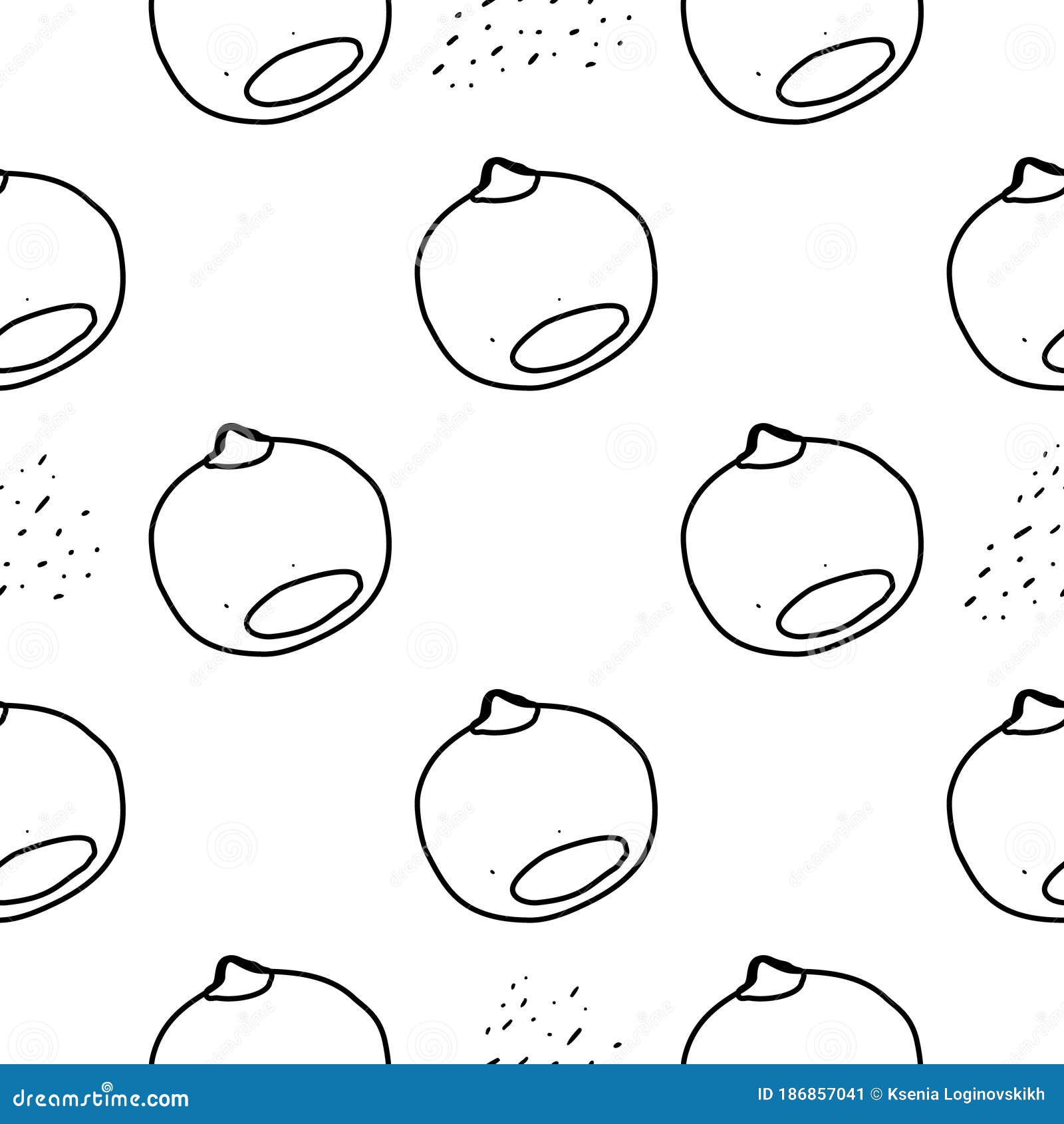 Patterns Chestnut Hand Drawn Doodle Style Vector Stock Illustration ...