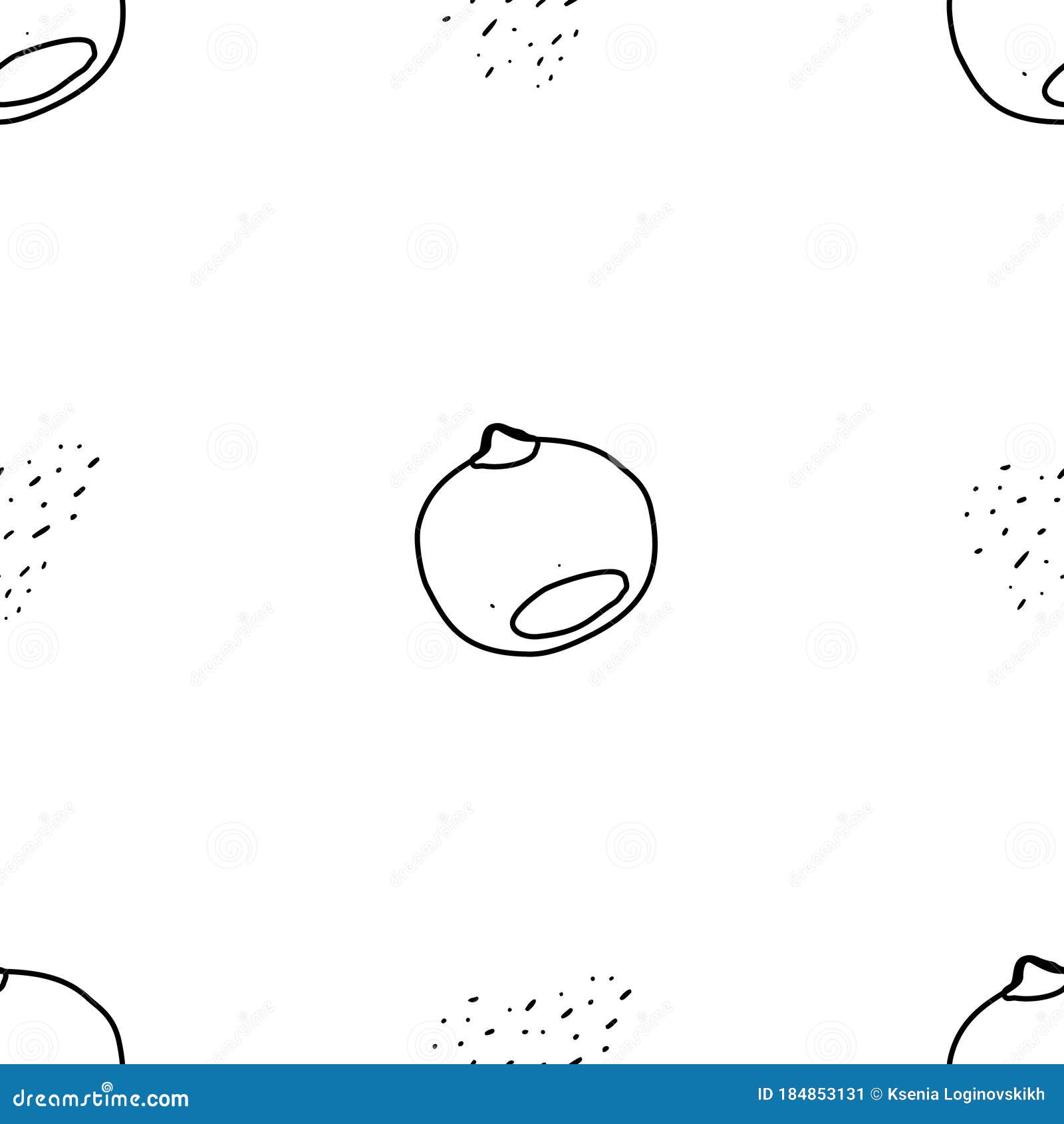 Patterns Chestnut Hand Drawn Doodle Style Vector Stock Vector ...