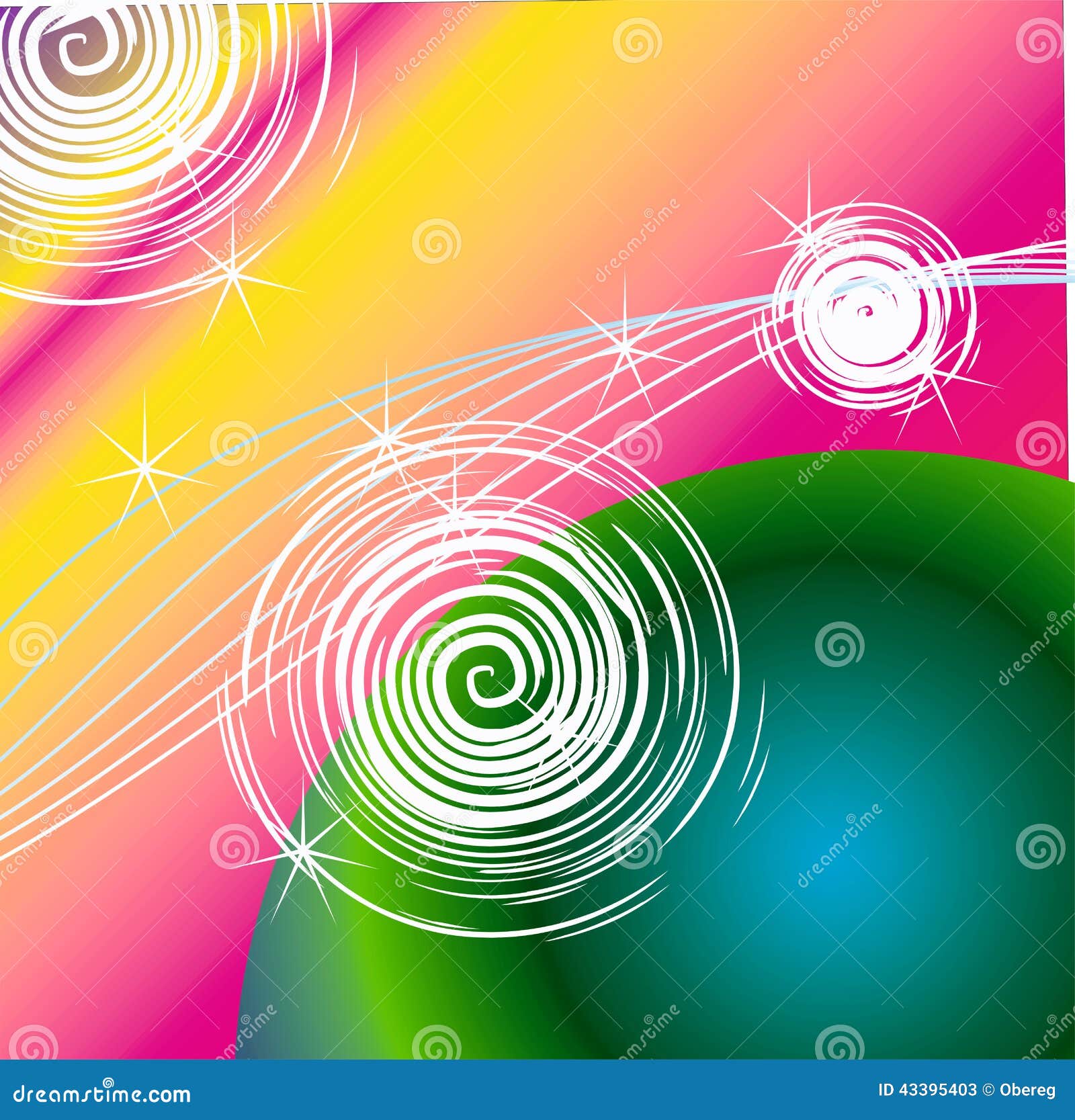 Patterns. Circles. Cartoon Vector | CartoonDealer.com #43395403