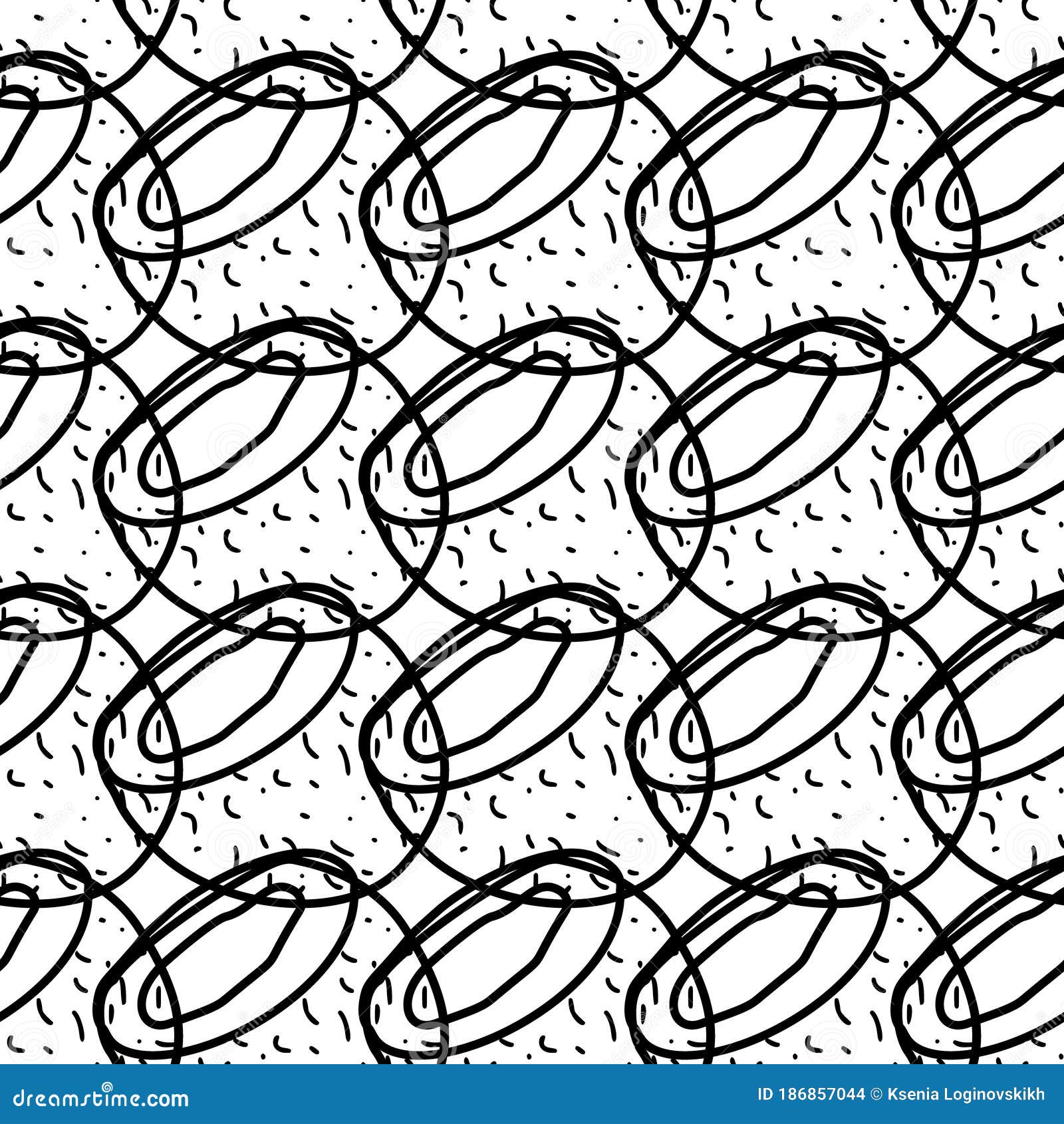 Patterns Coconut. Seamless Texture Cartoon Vector | CartoonDealer.com ...