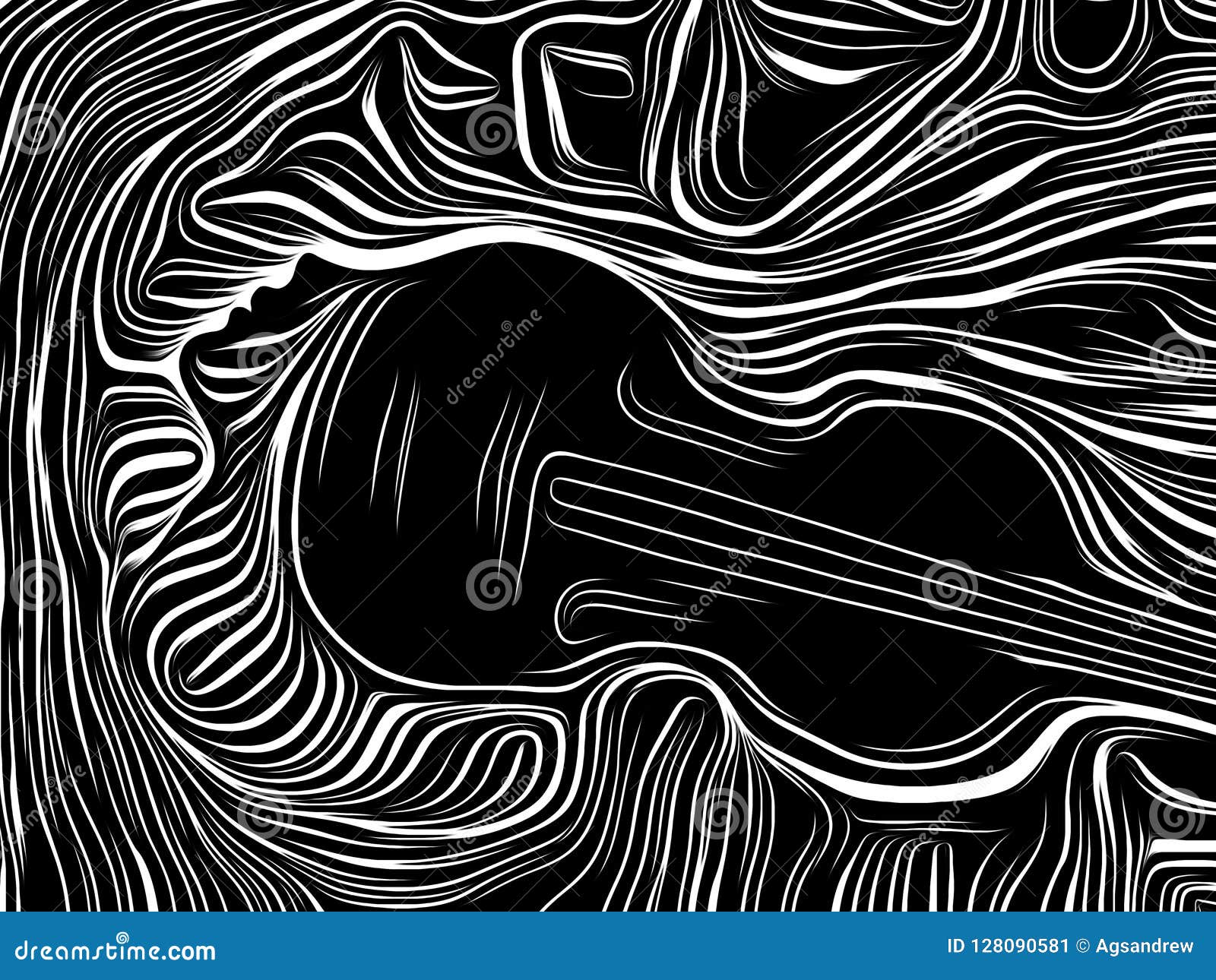 Unfolding of Pattern stock illustration. Illustration of color - 128090581