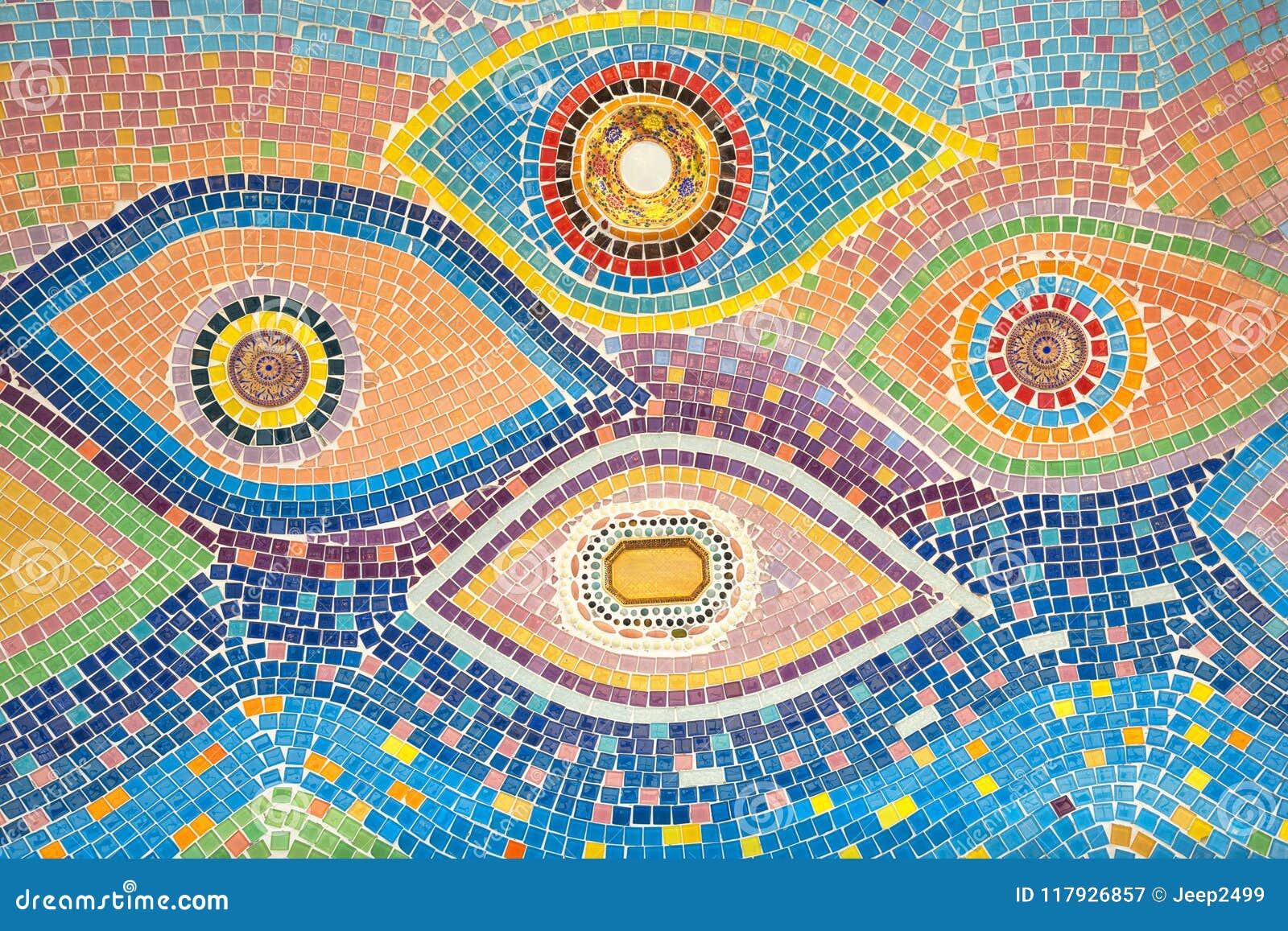 Patterns and Colors of the Ceramics. Stock Image - Image of tile ...