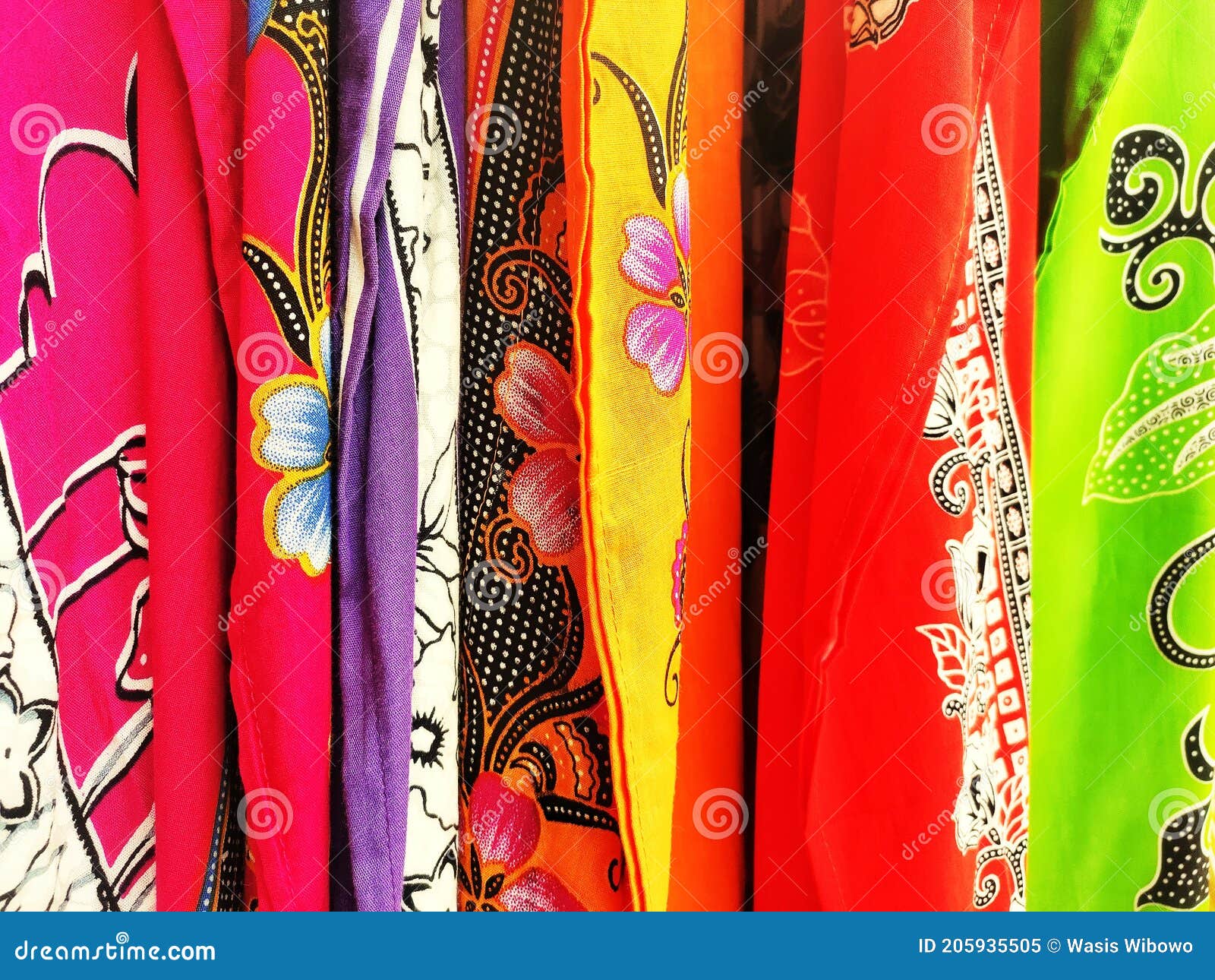 Patterns and Colors. a Mix of Bright Colors with Patterns of Various ...