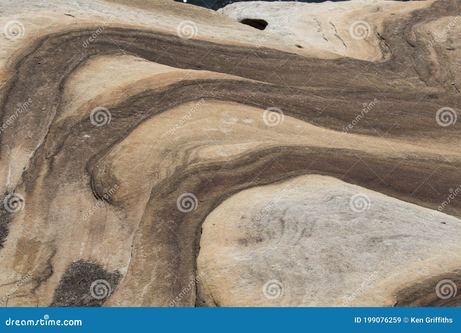 Patterns and Colors on Sandstone Stock Image - Image of patterns ...