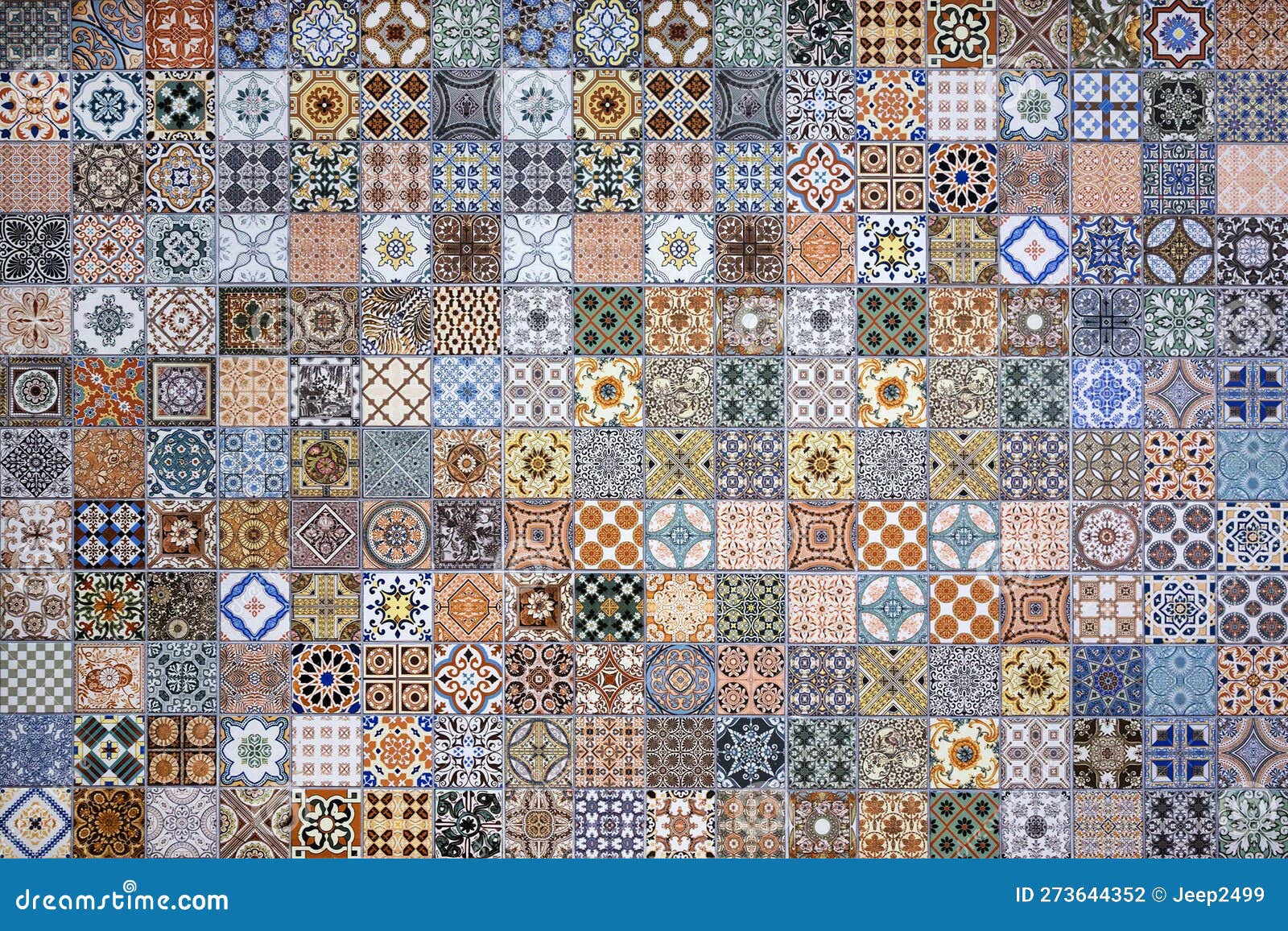 Patterns and Colors of the Wall Tiles. Stock Photo - Image of wallpaper ...