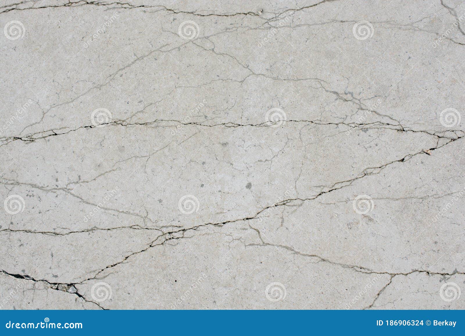 Patterns of Cracked Concrete Surface in View Stock Photo - Image of ...