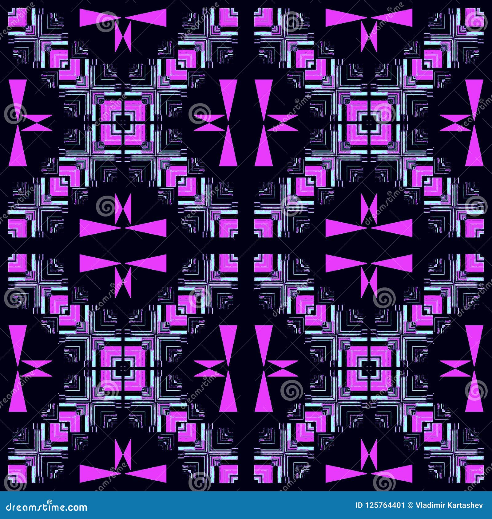 In the World of Very Interesting Multi-colored Patterns. Stock ...