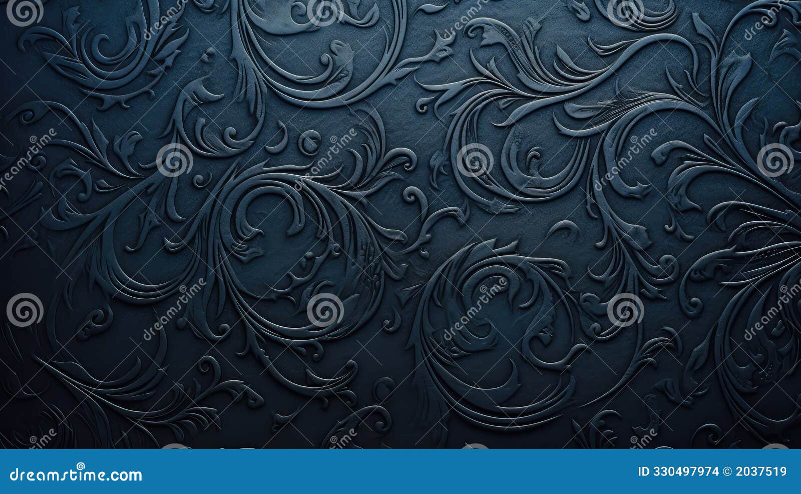 Patterns Dark Blue Metal Background Stock Illustration - Illustration ...