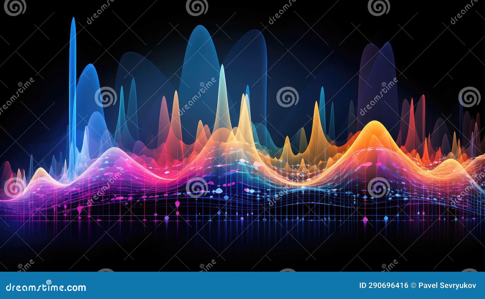 Patterns Equalizer Euphoria Abstract Stock Illustration - Illustration ...