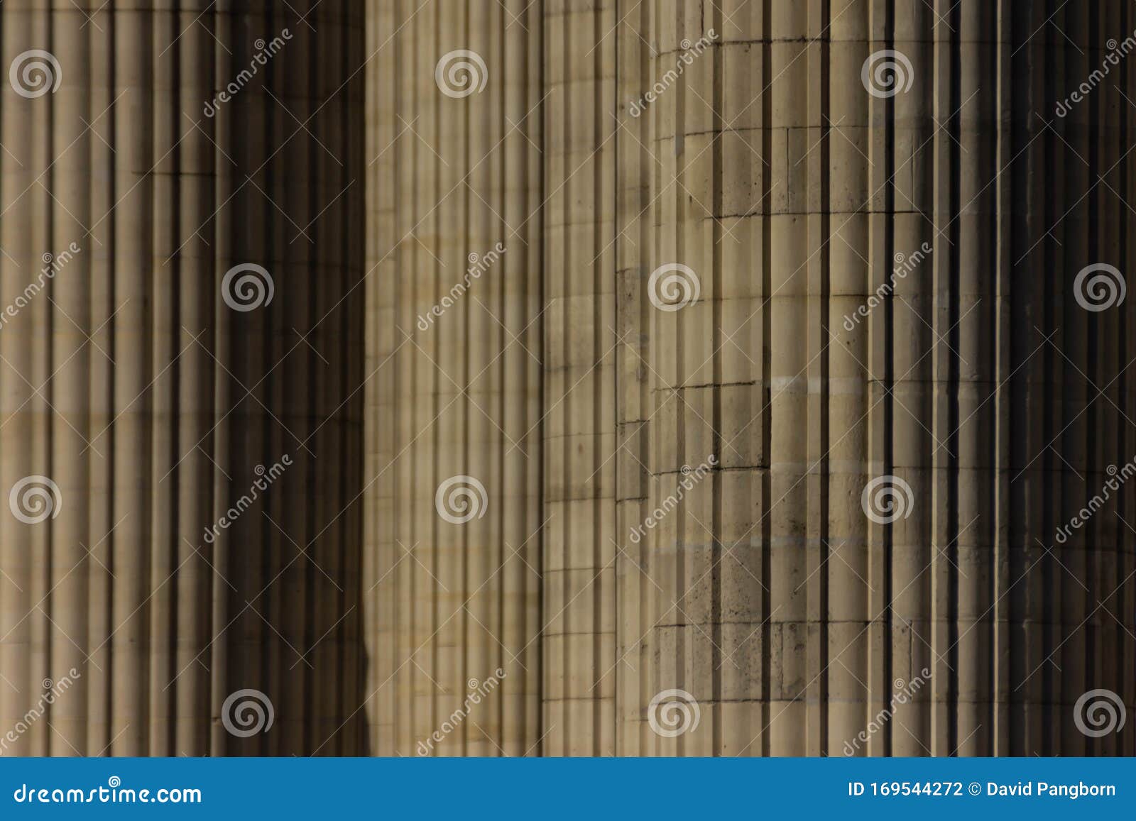 Patterns Formed from the Ancient Columns Stock Photo - Image of light ...