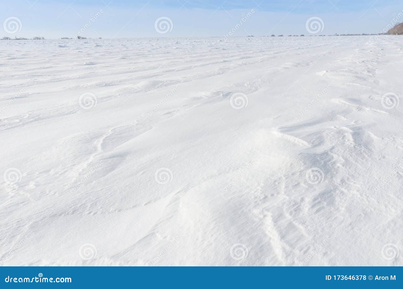 Patterns on a Fresh Snow Texture on a Field Stock Photo - Image of ...
