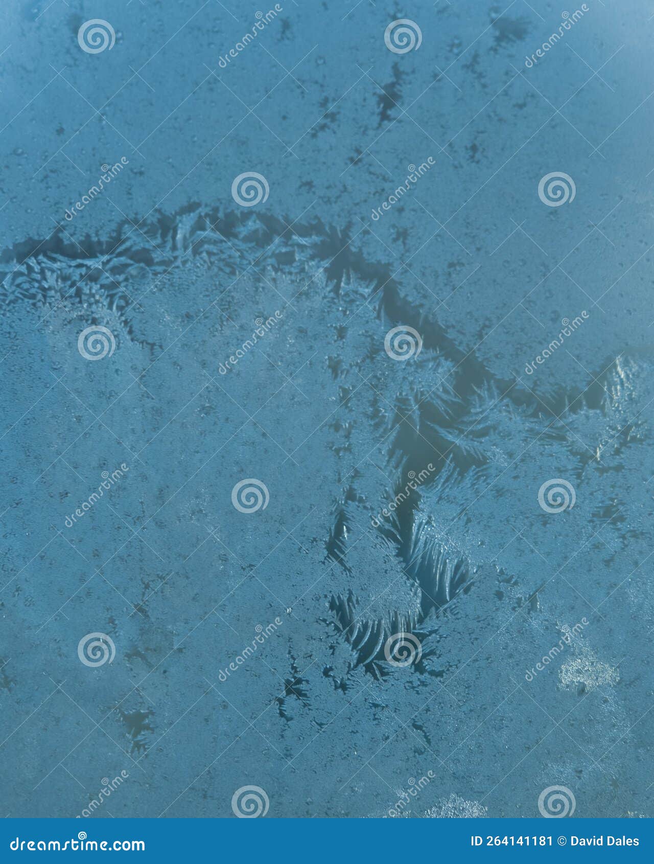 Patterns on a Frozen Window. Stock Image - Image of background, pane ...