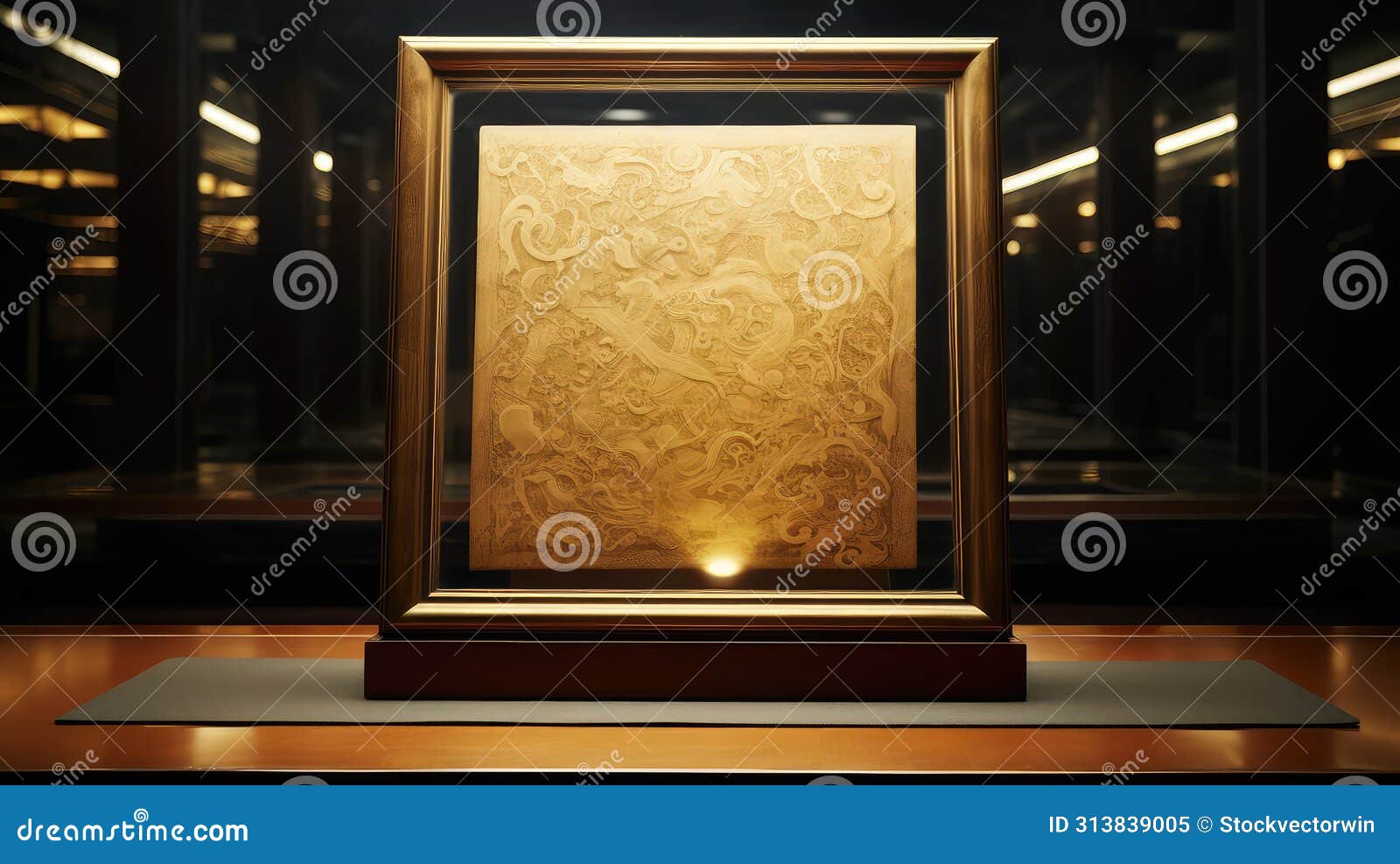Patterns golden parchment stock illustration. Illustration of ...