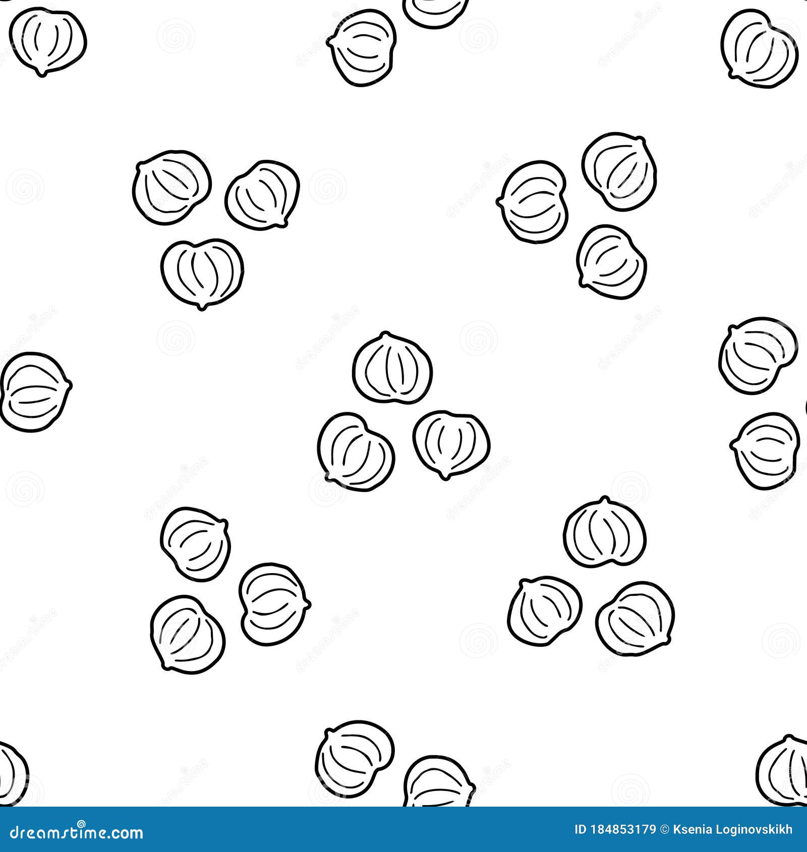 Hazelnut. Hand Drawing. Nut. On A Branch. With Leaves. Concept Art ...