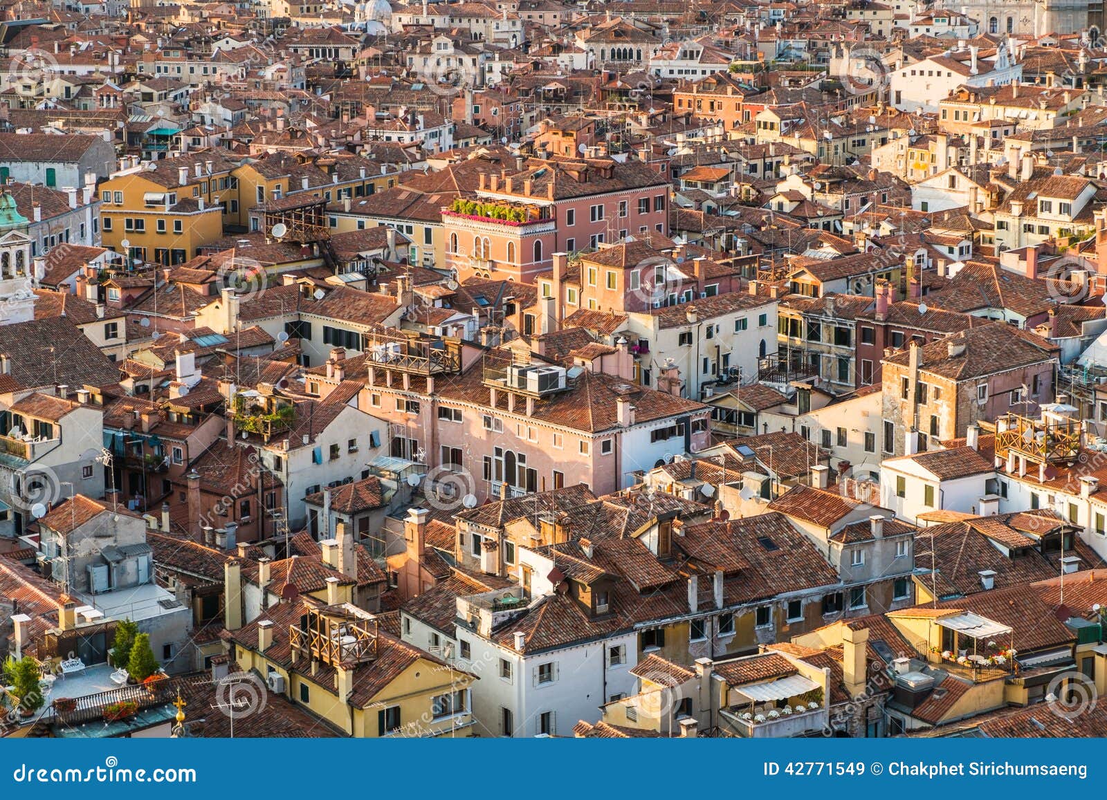 Patterns of Houses in Venice Stock Image - Image of landscape, italian ...
