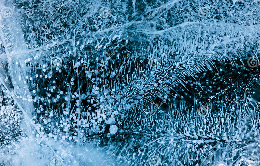 Patterns on ice stock image. Image of design, dark, closeup - 62402549
