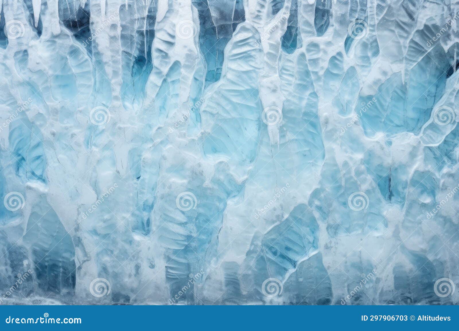Patterns In An Ice Cave Wall Stock Image Image Of Frozen Patterns 297906703