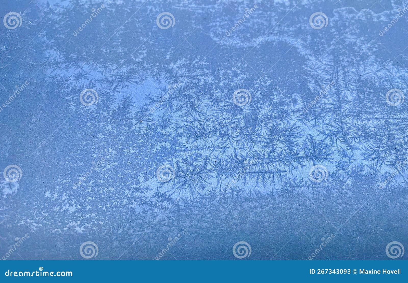 Patterns in ice on glass stock image. Image of mist - 267343093