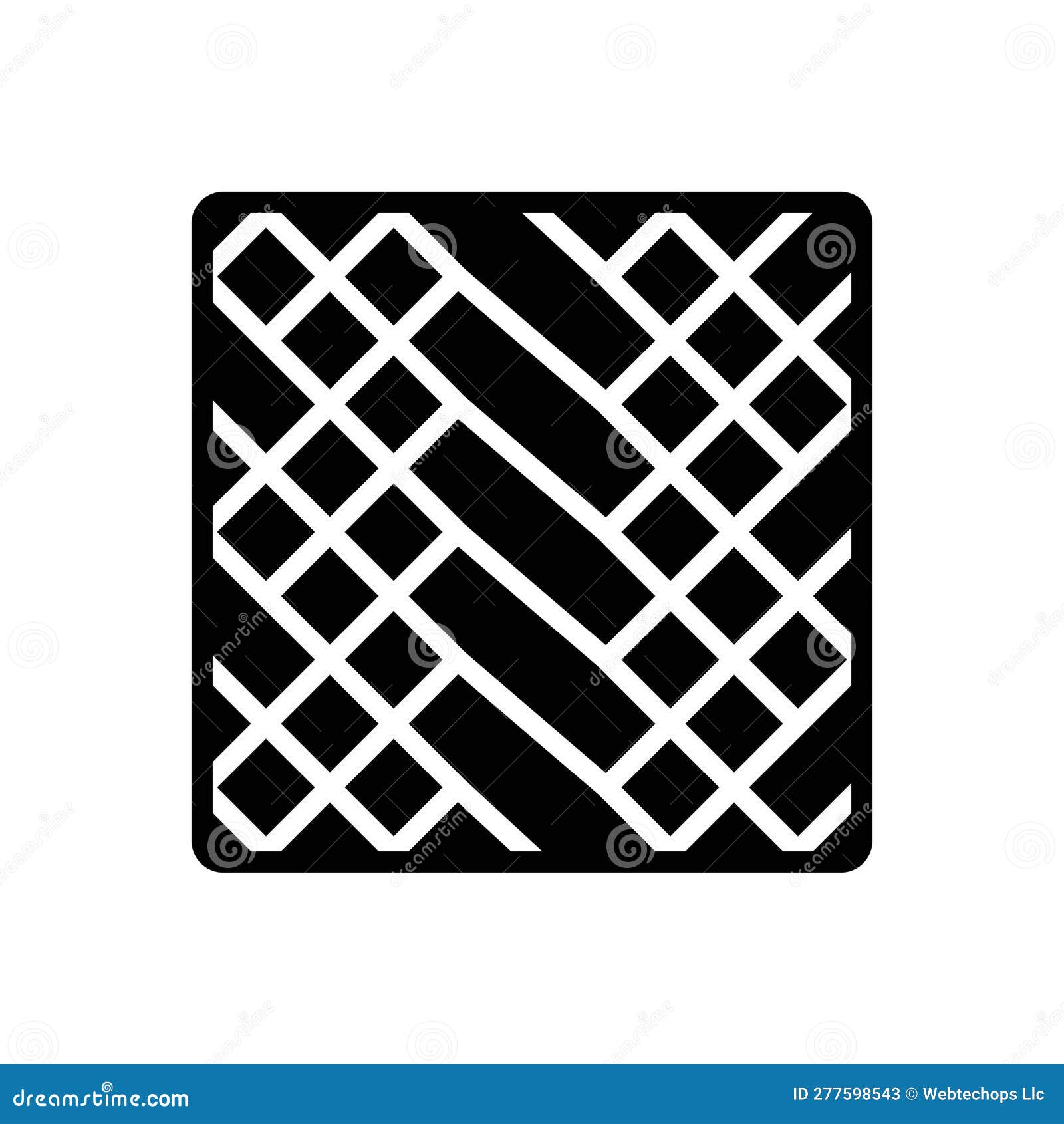Black Solid Icon for Patterns, Sample and Floor Stock Vector ...