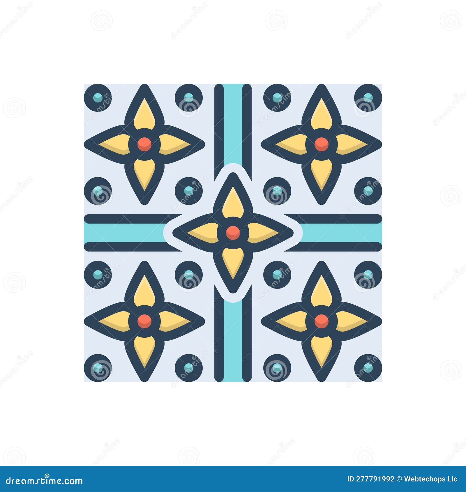 Color Illustration Icon for Patterns, Sample and Floor Stock ...
