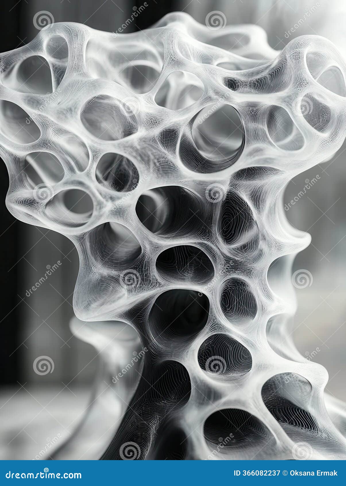 Intricate Cellular Tunnel With Red Spheres In Organic Network Royalty ...