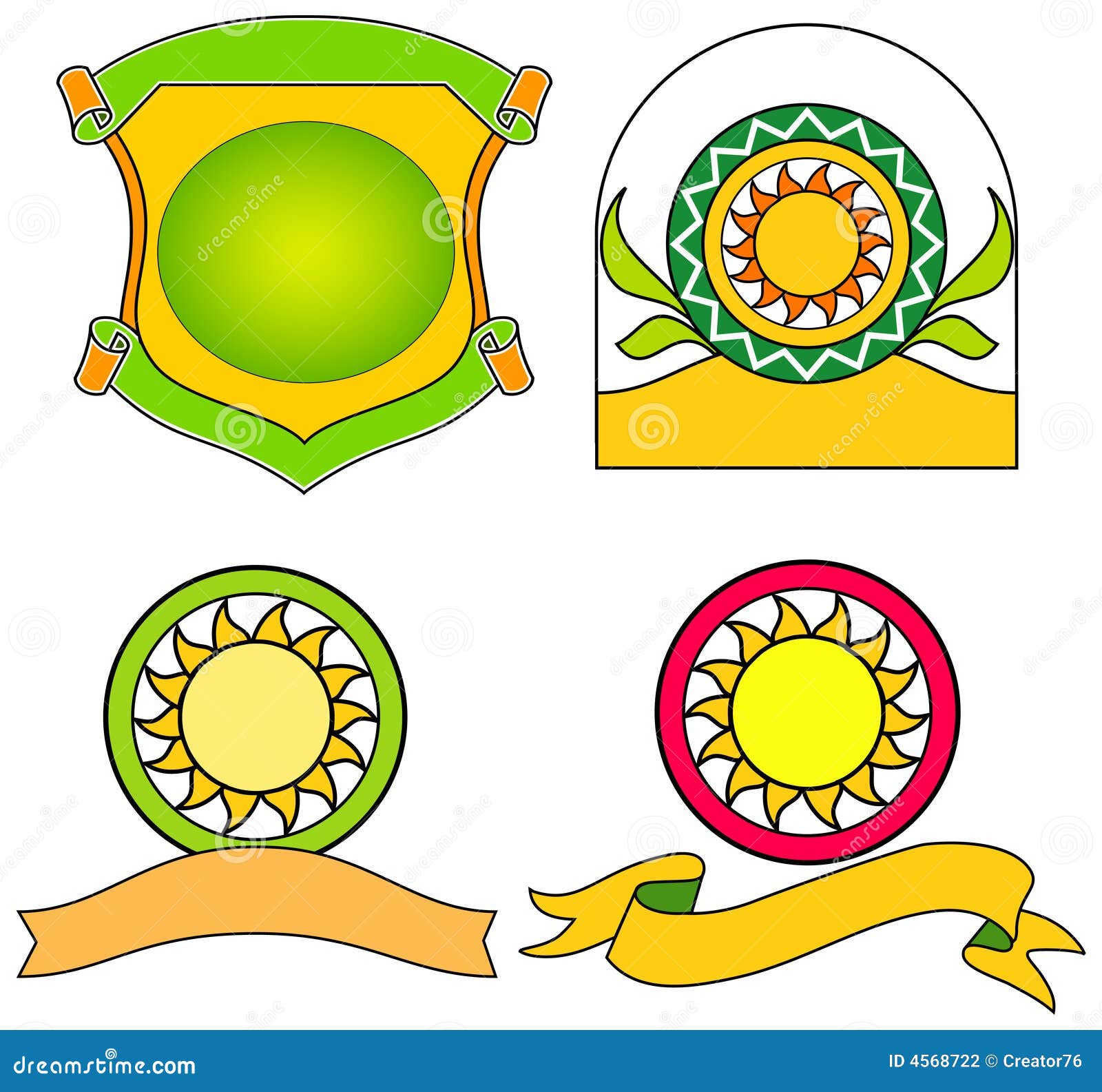 Patterns for label stock vector. Illustration of color - 4568722