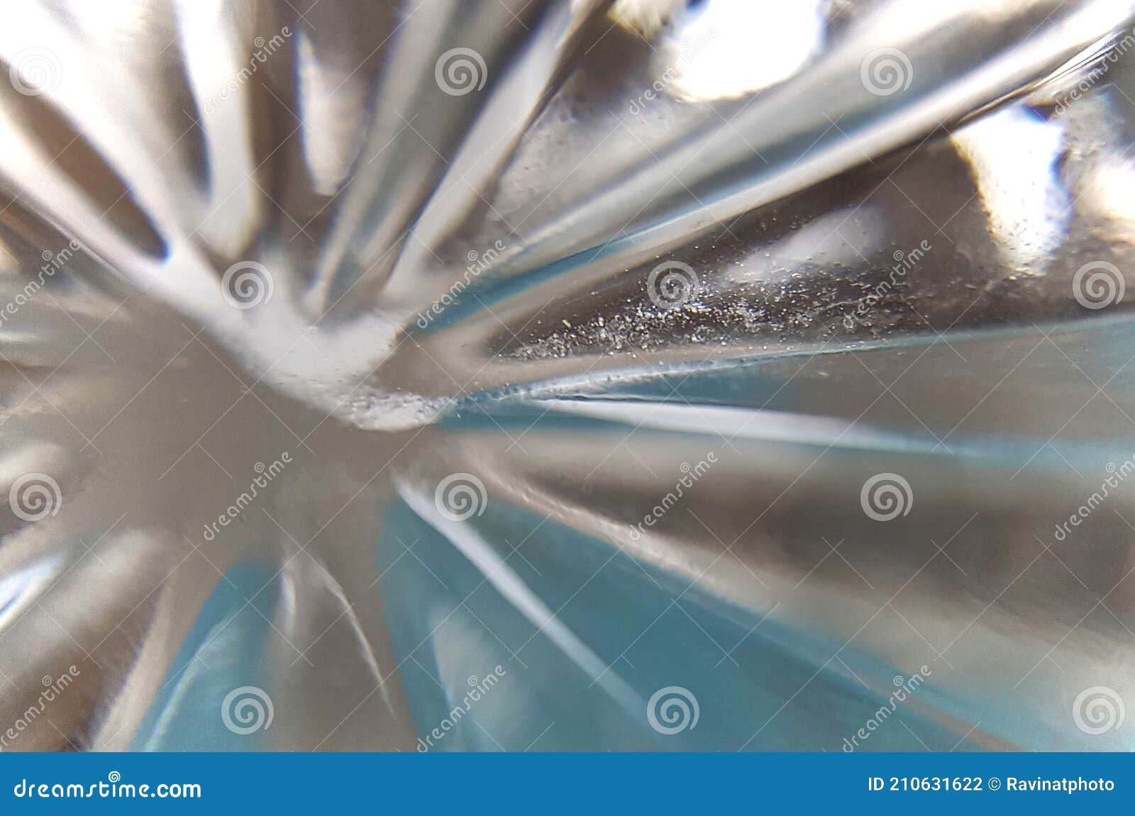 Patterns of Light with Blue Reflected Light Seen through the Bottom of ...