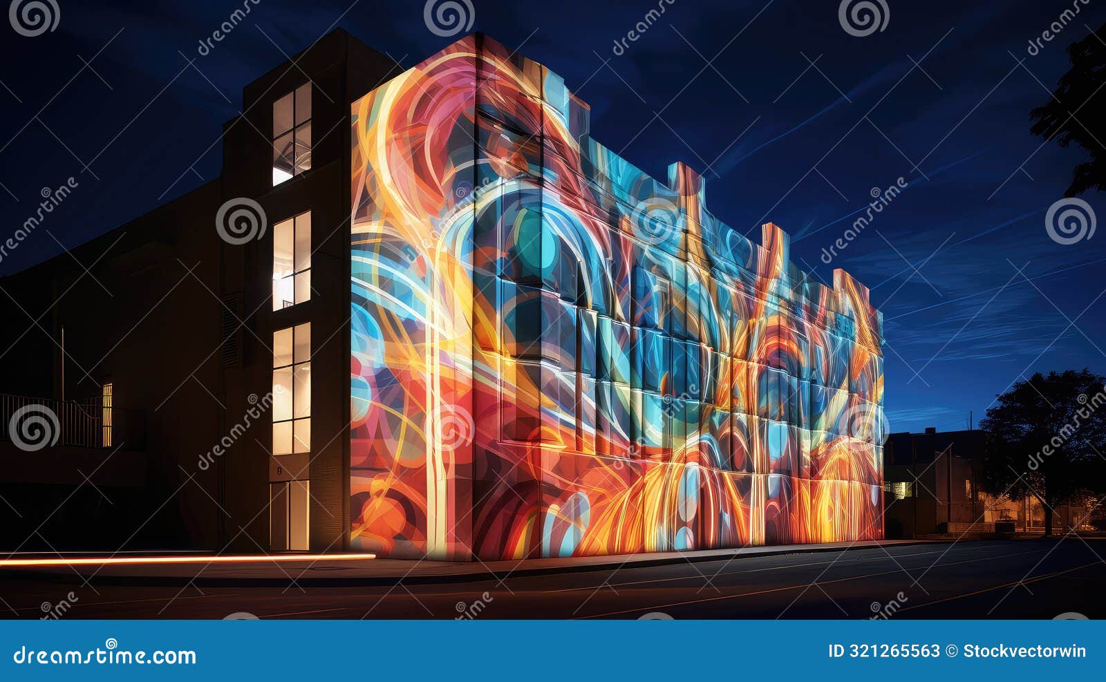 Patterns light projection stock illustration. Illustration of stunning ...