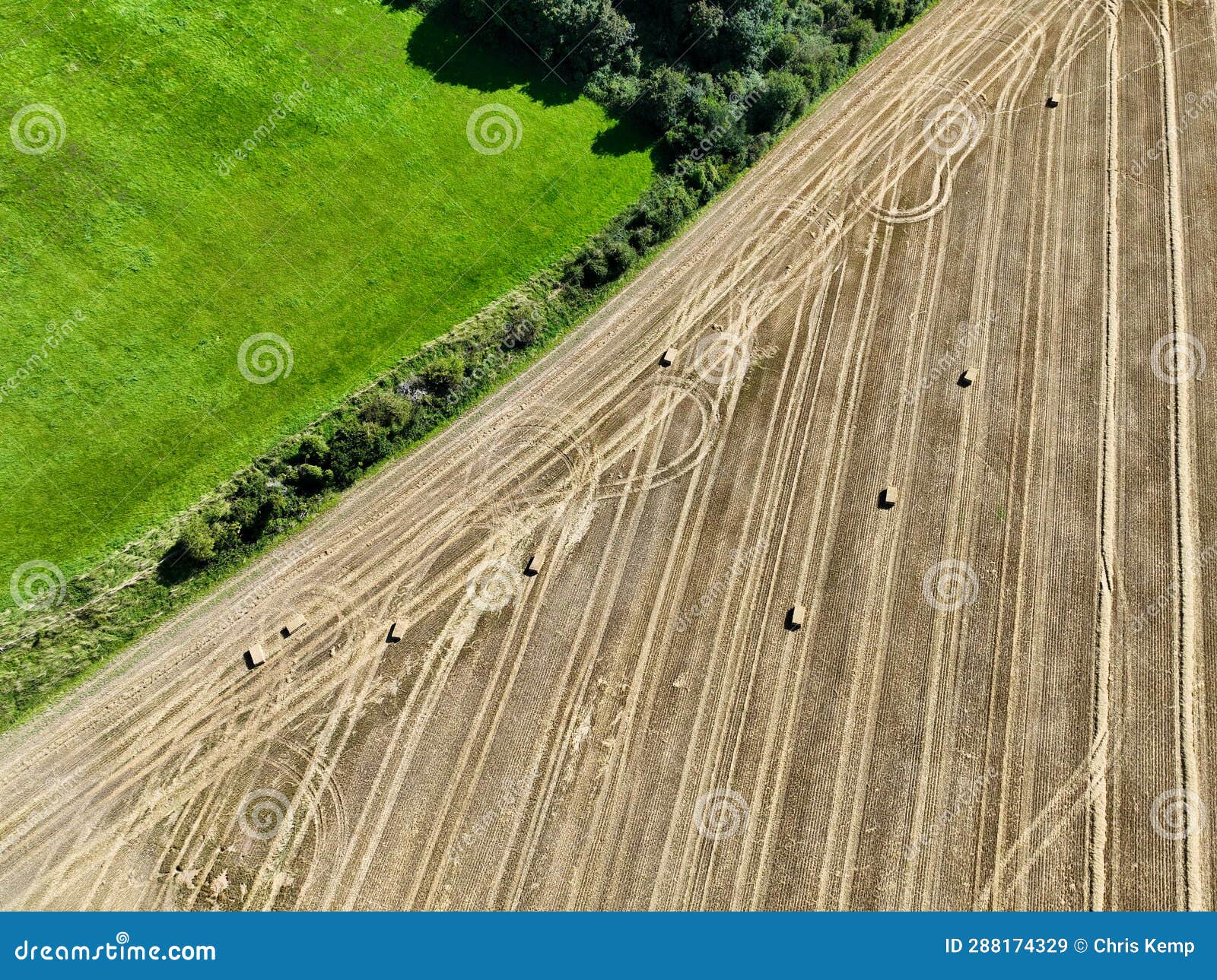 Aerial View Looking Down on the Patterns of Fields and Hedges Stock Image - Image of fields ...