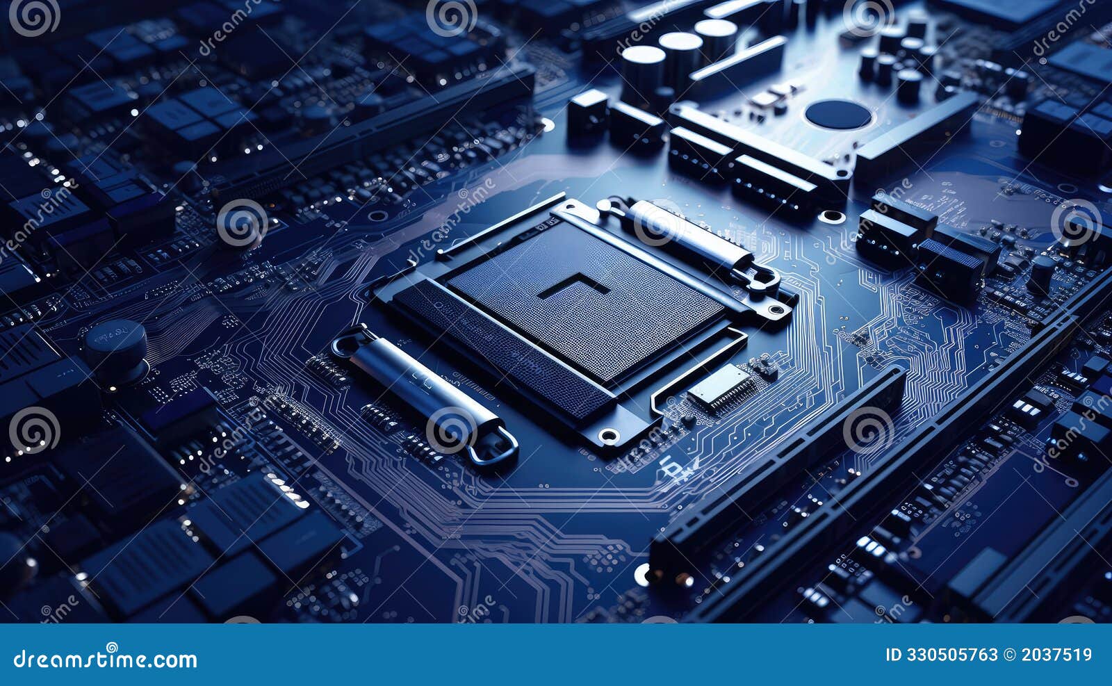 Patterns Motherboard Texture Stock Illustration - Illustration of lines ...