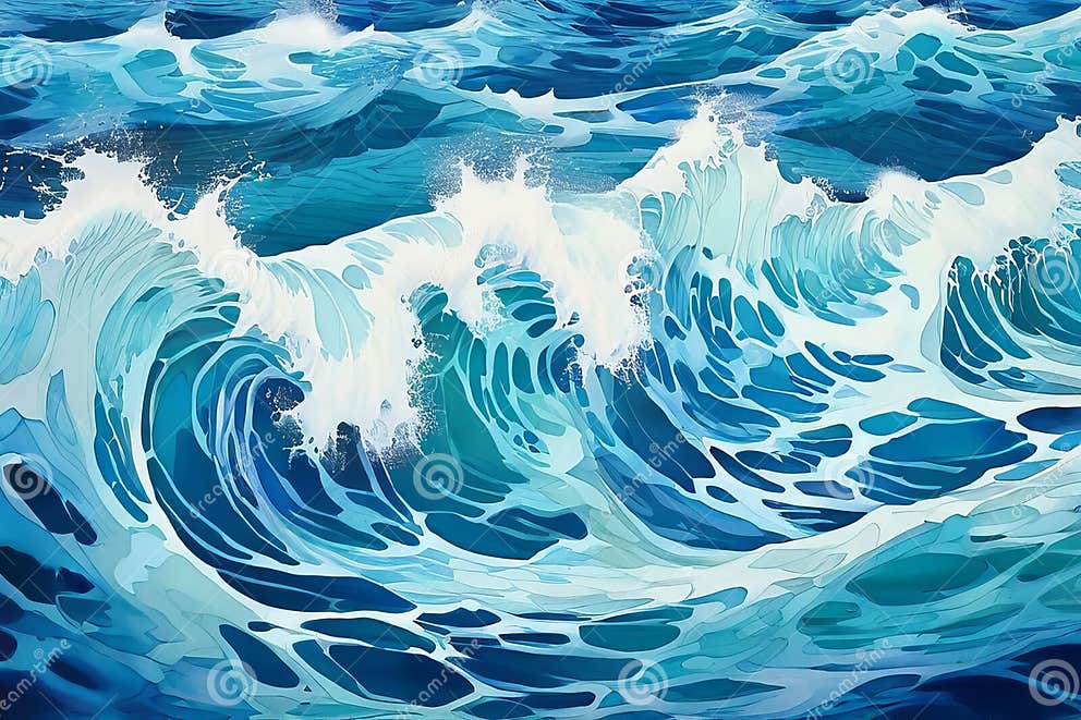 Patterns in Motion a Study of the Repetitive Patterns in Waves H Stock ...