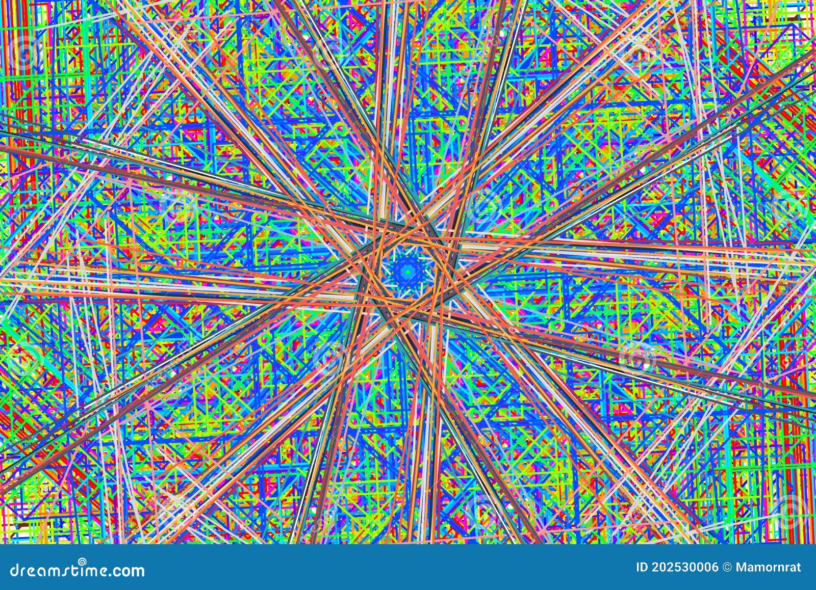 Patterns of Multiple Lines Intersecting Stock Illustration ...