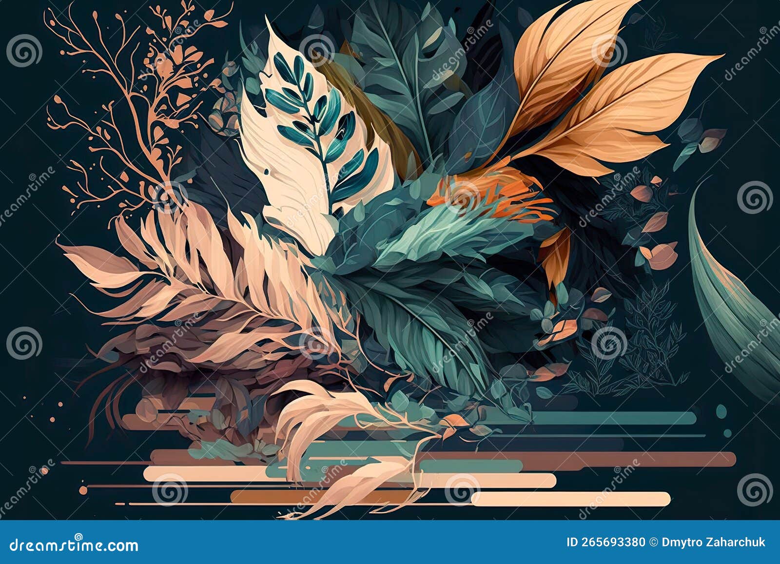 Patterns with Muted, Elegant Color Palettes and Random Splashes of ...