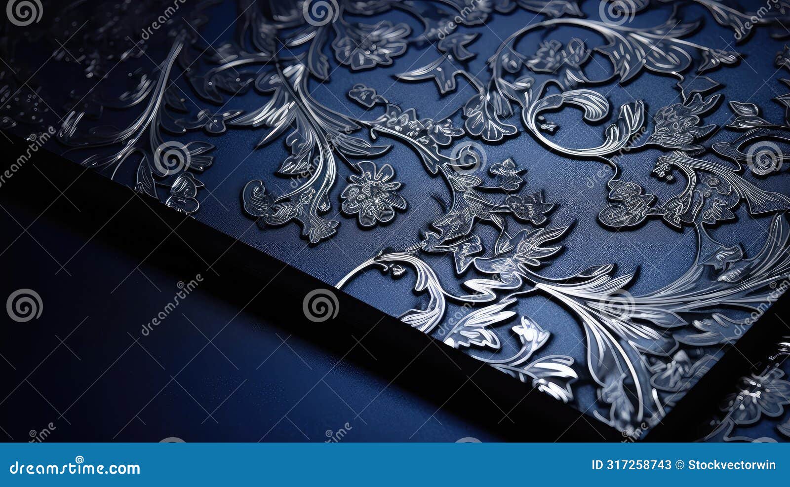 Patterns Navy Blue and Silver Background Stock Illustration ...