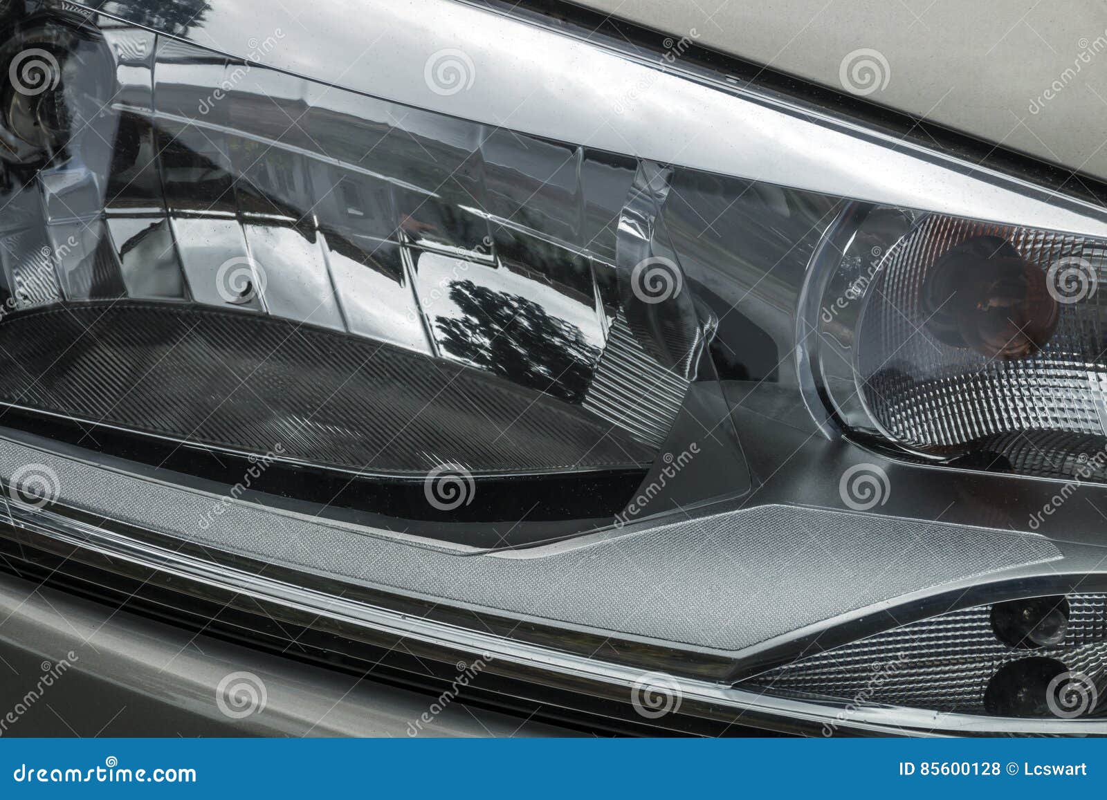 Patterns Reflections Blurs and Textures of Vehicle Head Lamp Stock ...