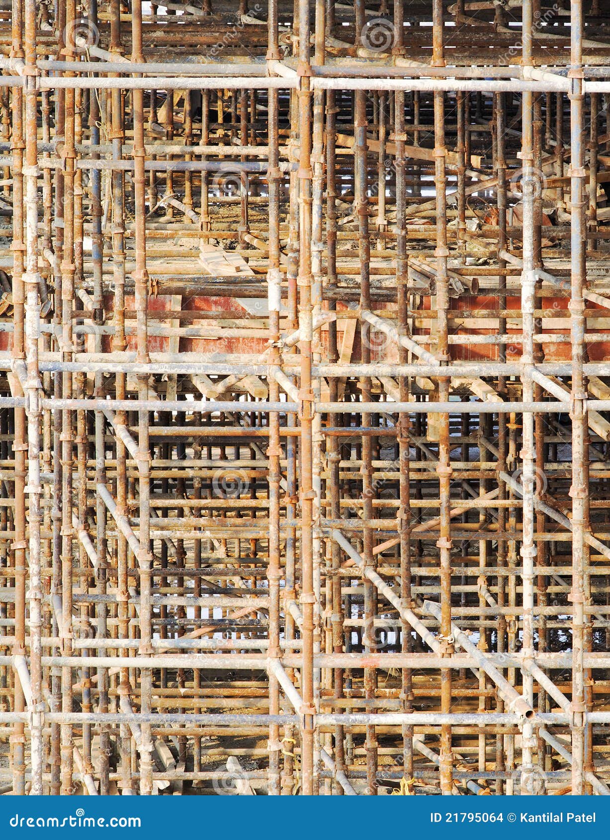 Patterns Rusty Scaffold Background Texture Stock Photo - Image of ...