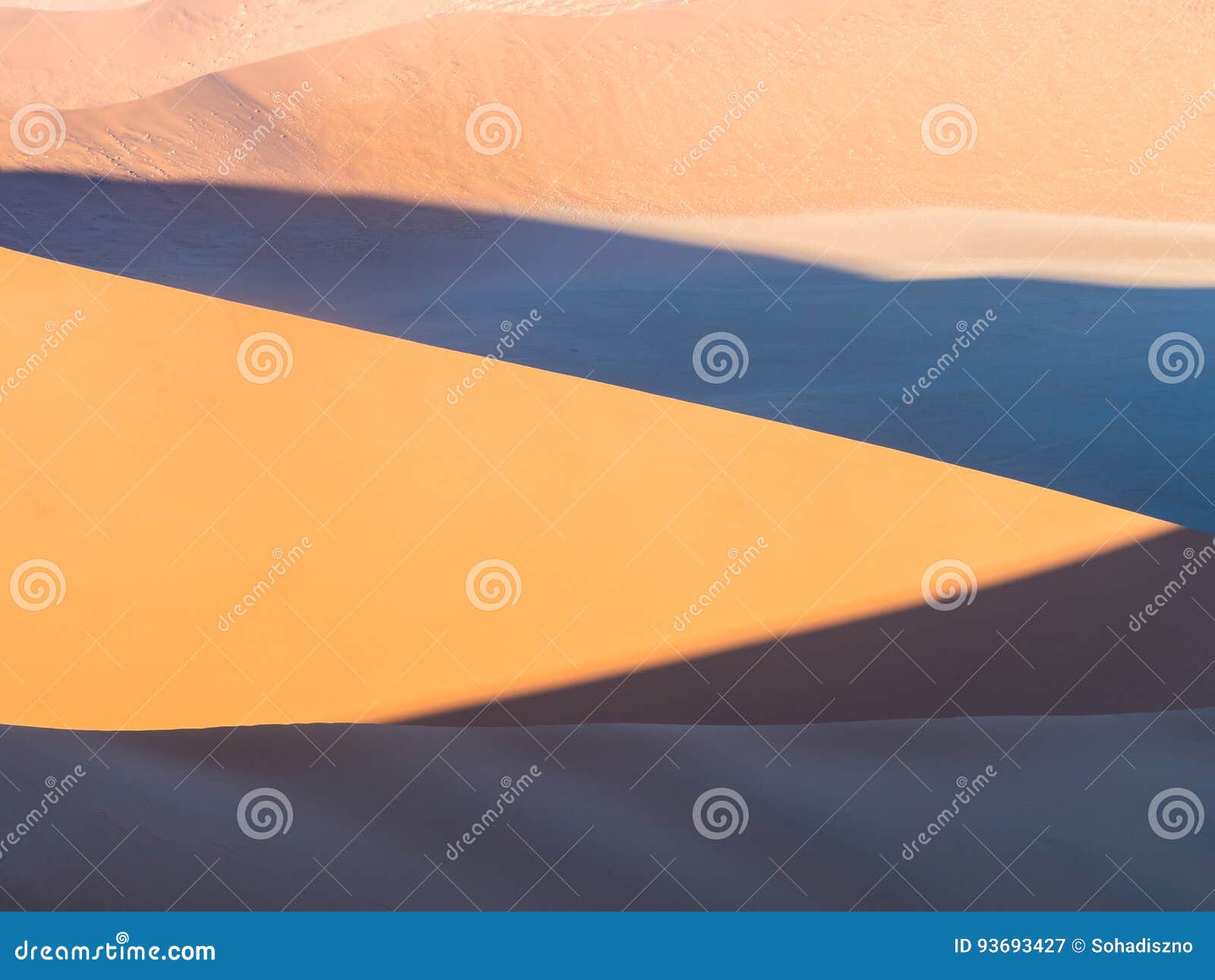 Patterns of Sand on Dune 45 in Namib Desert, Namibia. Stock Image ...
